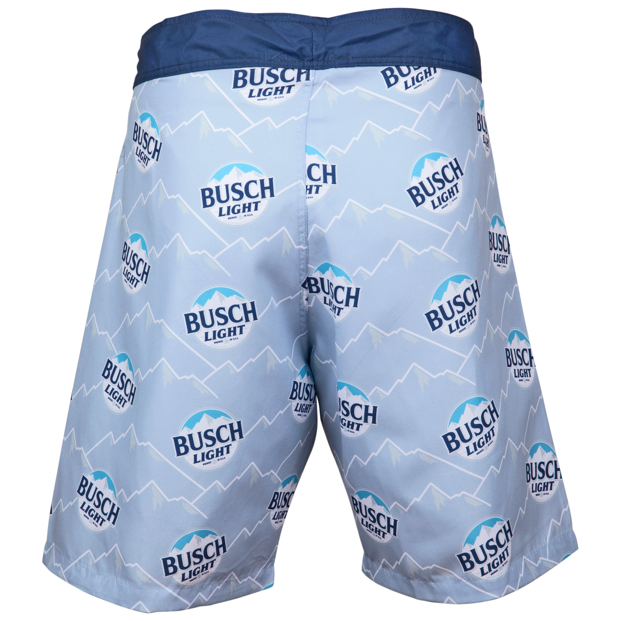 Busch Light Logo & Mountain Range All Over Print Board Shorts | Brew ...
