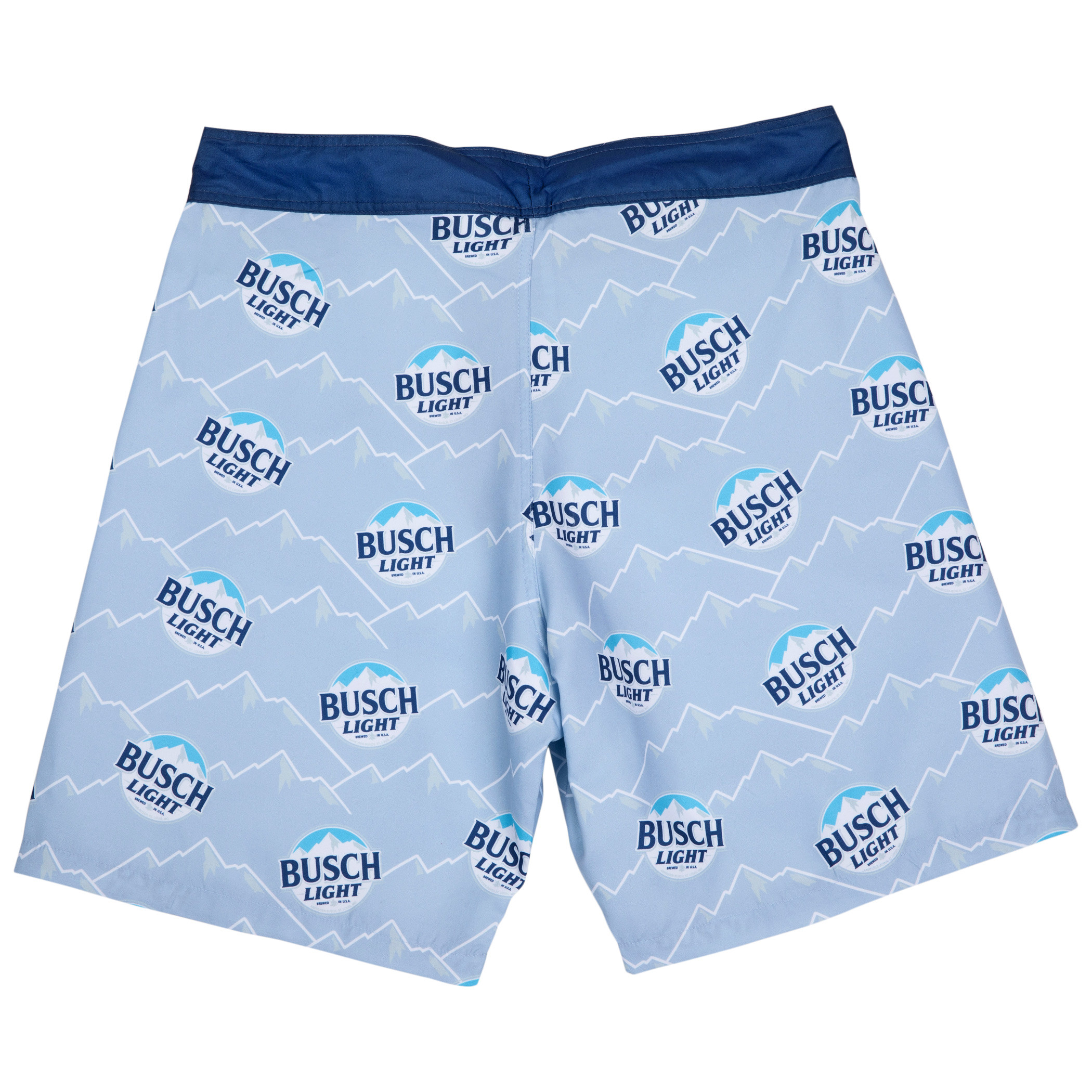 Busch Light Logo & Mountain Range All Over Print Board Shorts | Brew ...