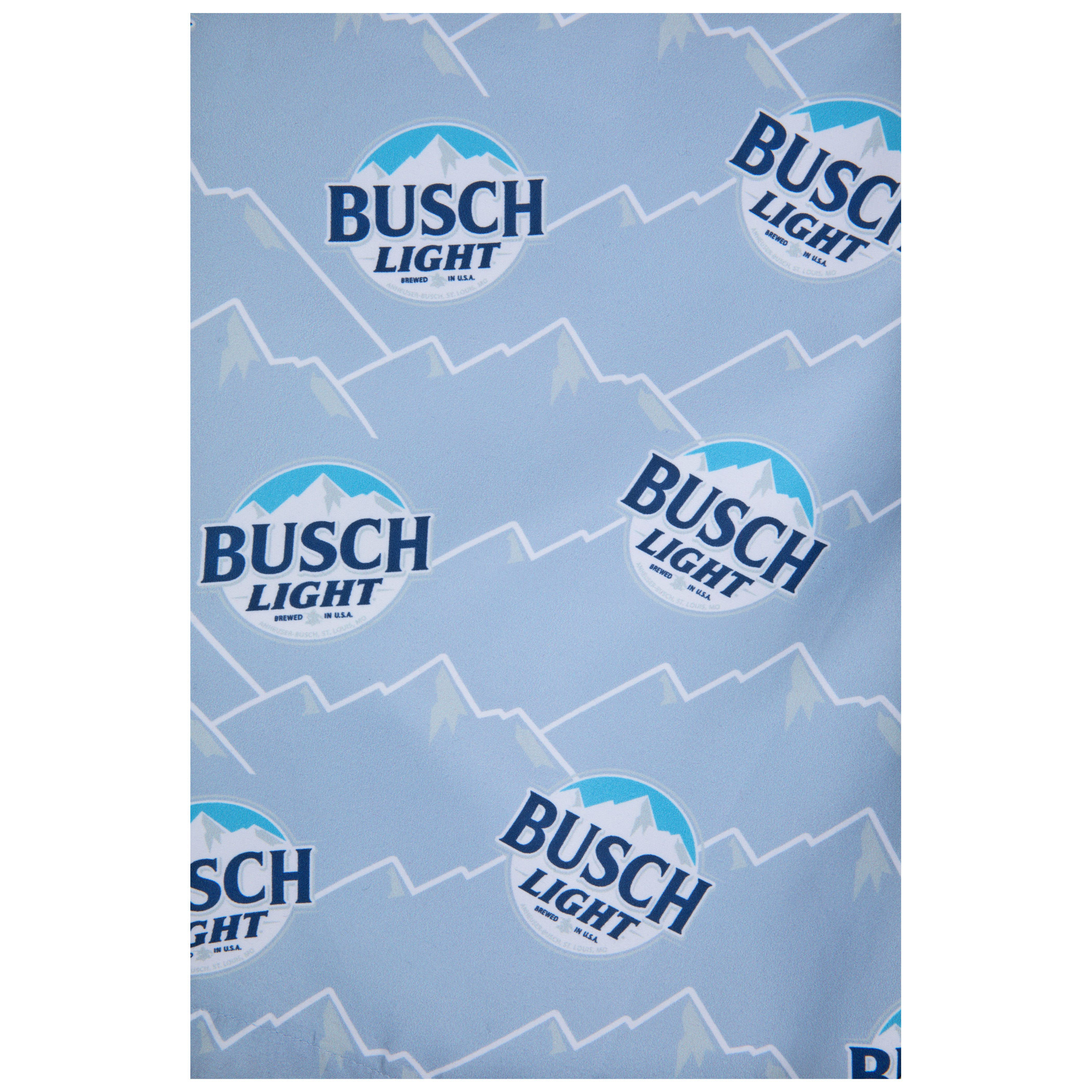 Busch Light Logo & Mountain Range All Over Print Board Shorts | Brew ...