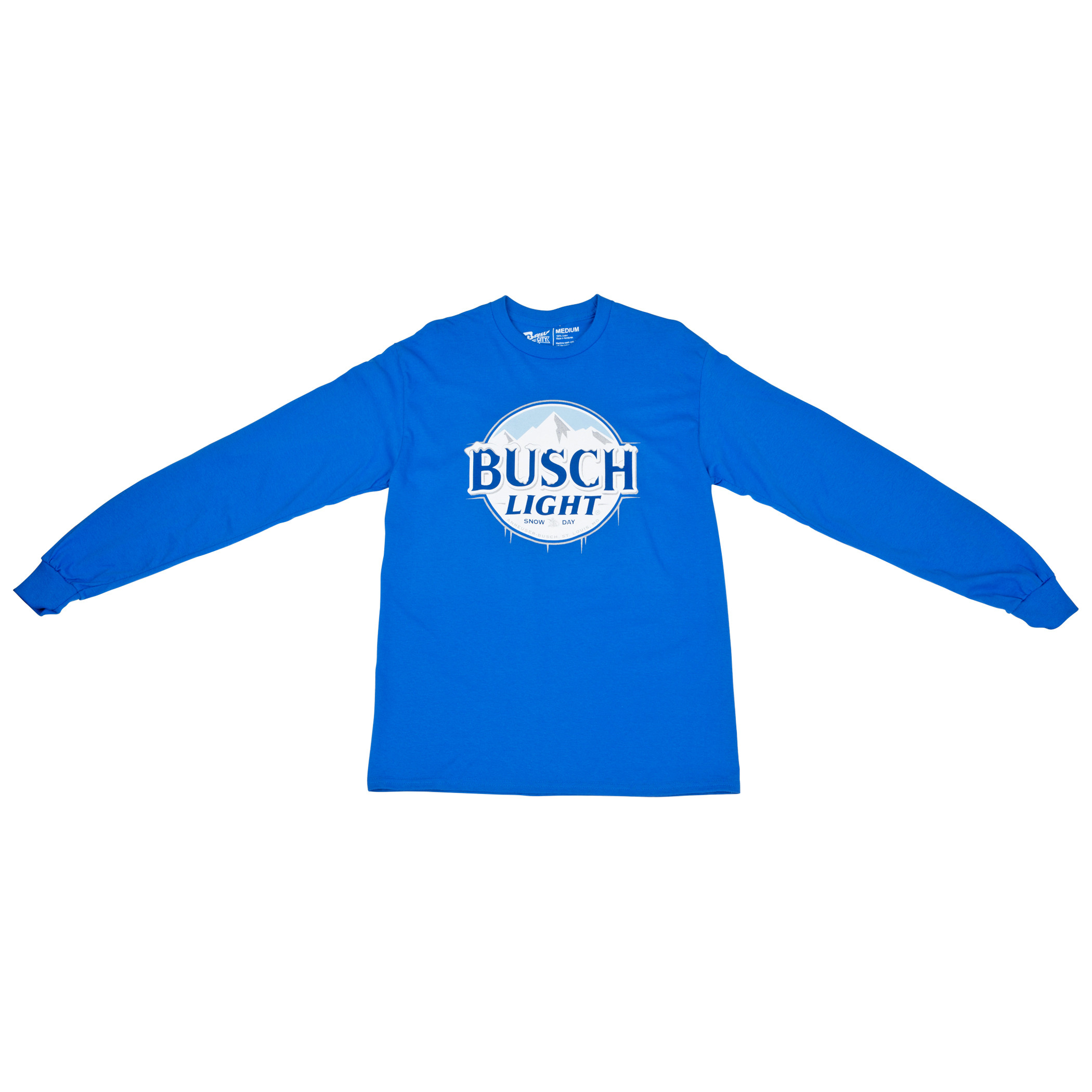 Busch Light Snow Day Logo Long Sleeved Shirt | Brew-Shirts.com