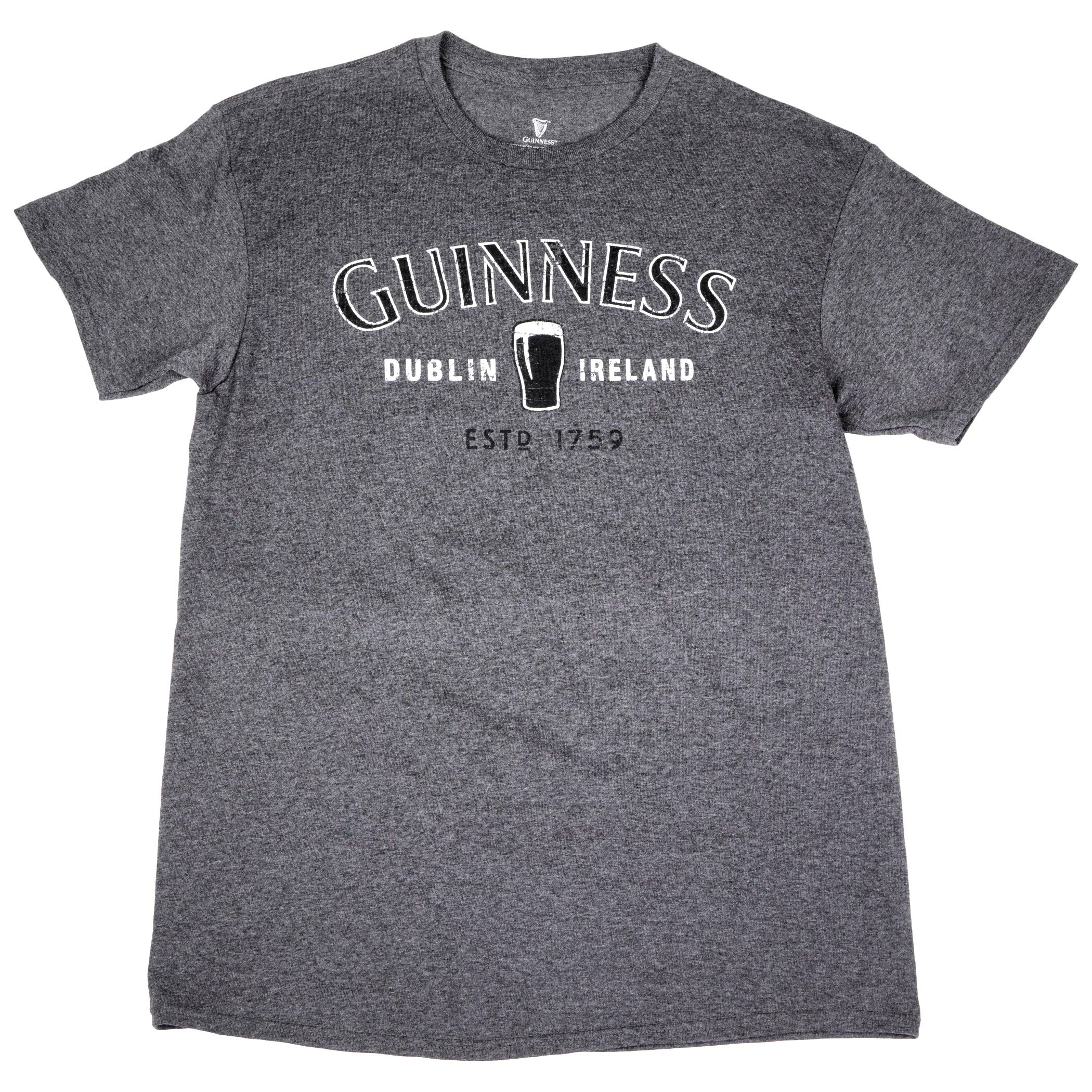 Guinness Dublin Ireland Beer Glass Logo T-Shirt | Brew-Shirts.com