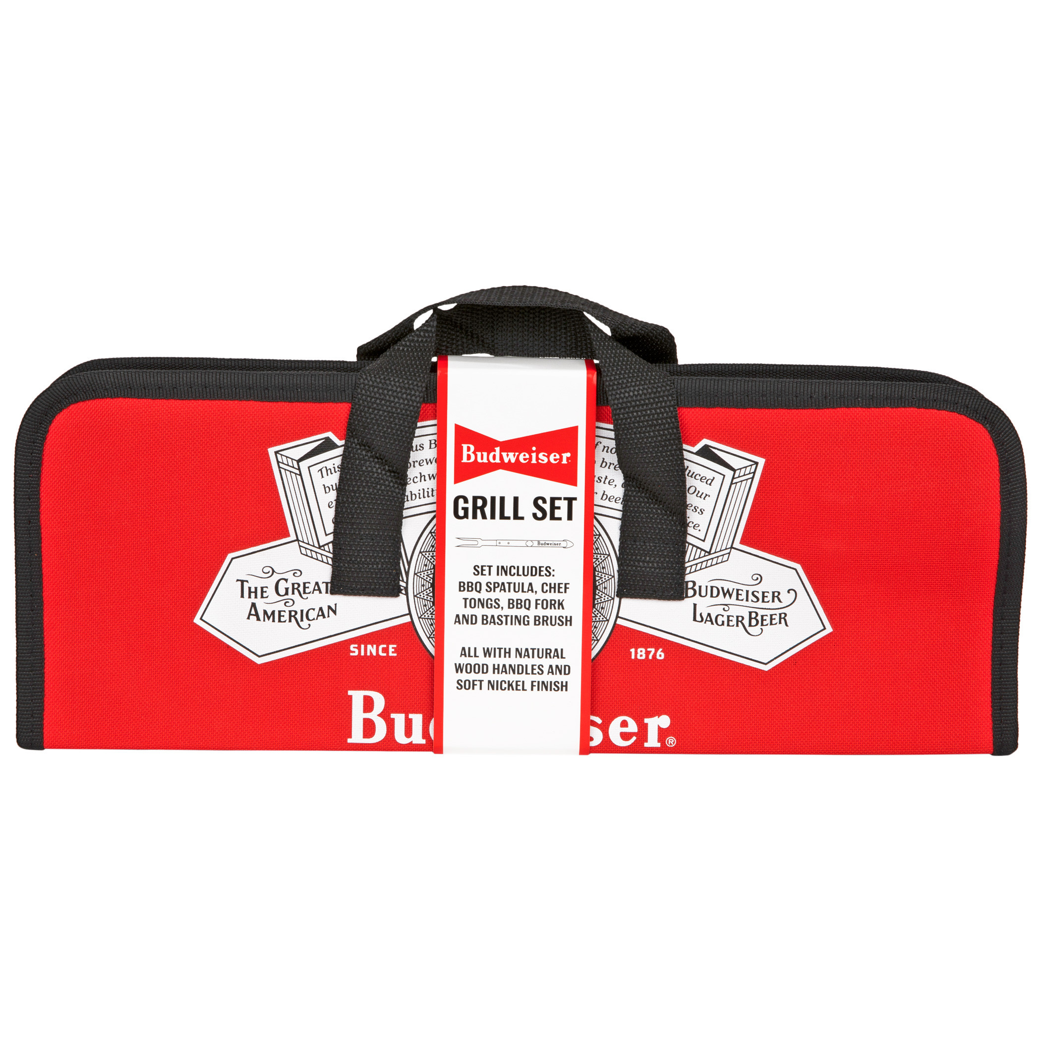 Budweiser Fabric Grill Set | Brew-Shirts.com