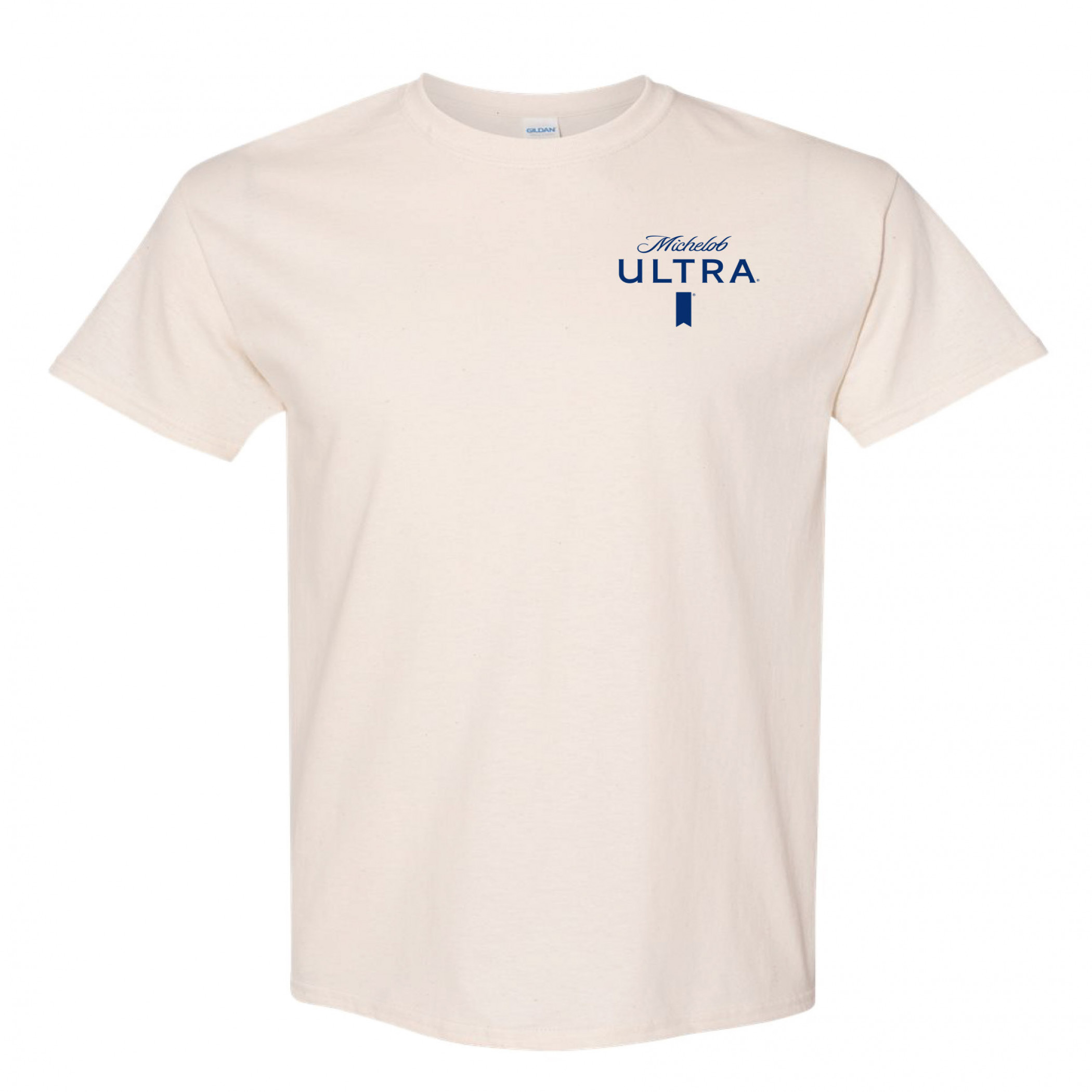 Michelob Ultra Golf Putter Front and Back Print T-Shirt Beige | eBay