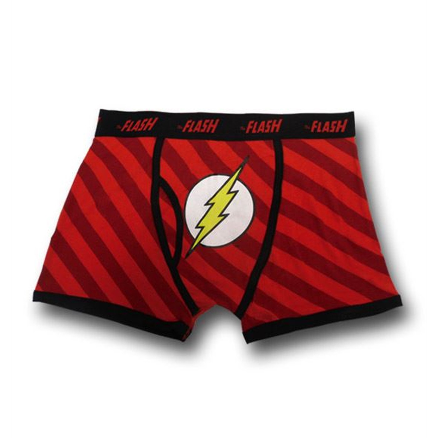 Flash Red Symbol Black Outline Boxer Briefs