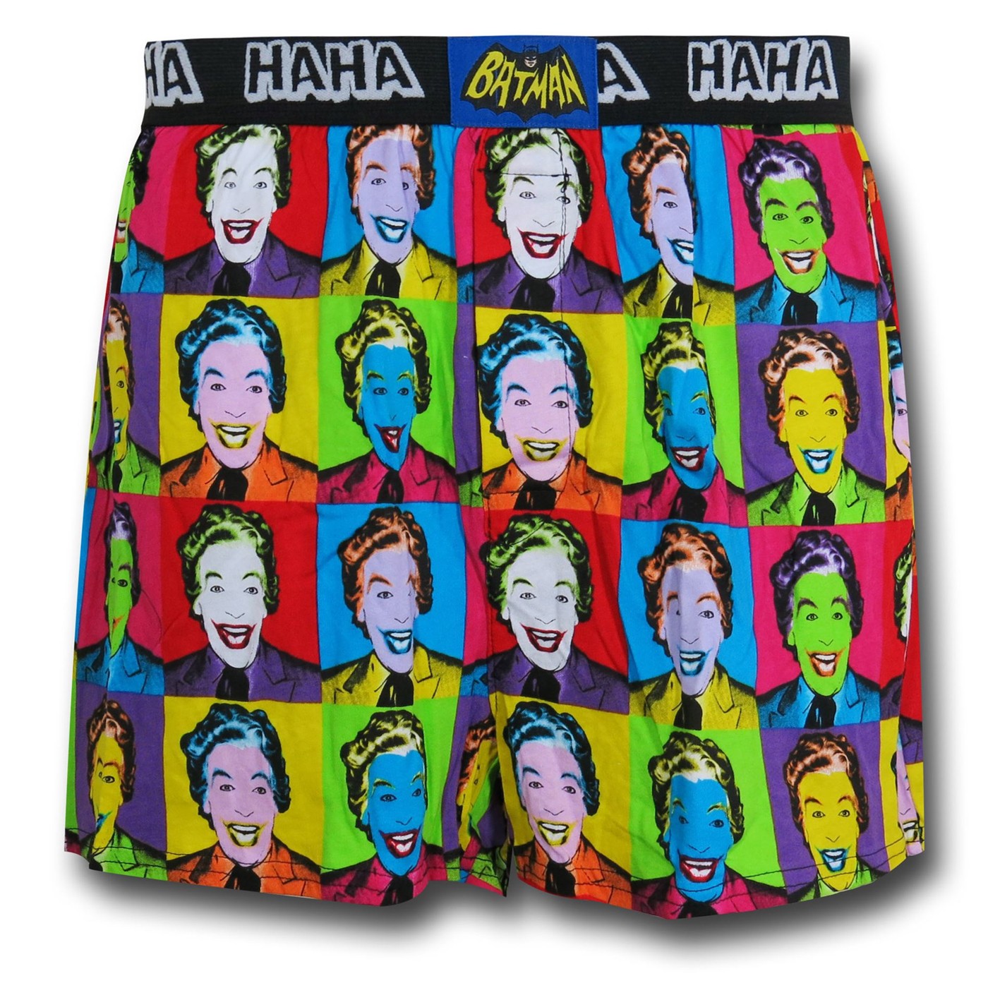 Batman 66 Joker Pop Art Squares Boxer Shorts