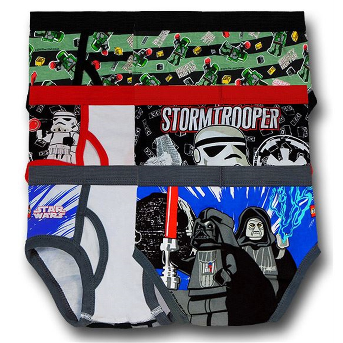 Lego Star Wars Kids Briefs 3pk Assortment