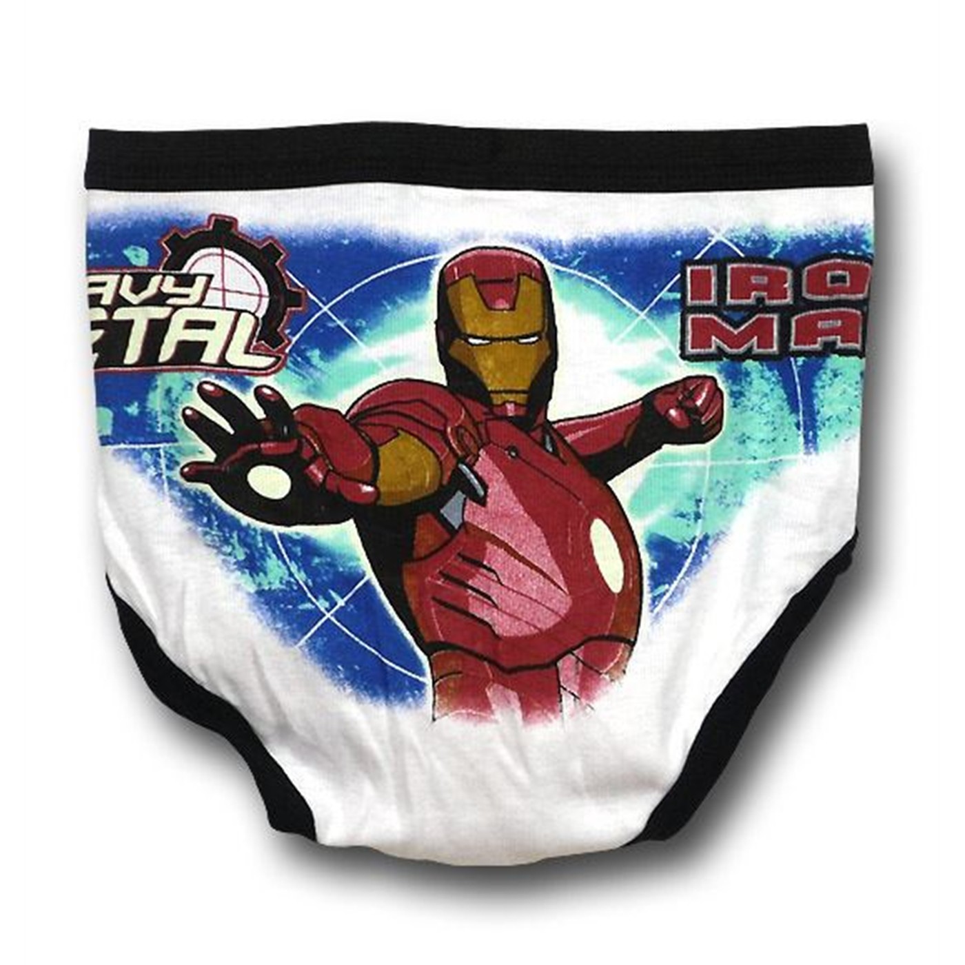 Iron Man Juvenile Glow-in-the-Dark Briefs Set