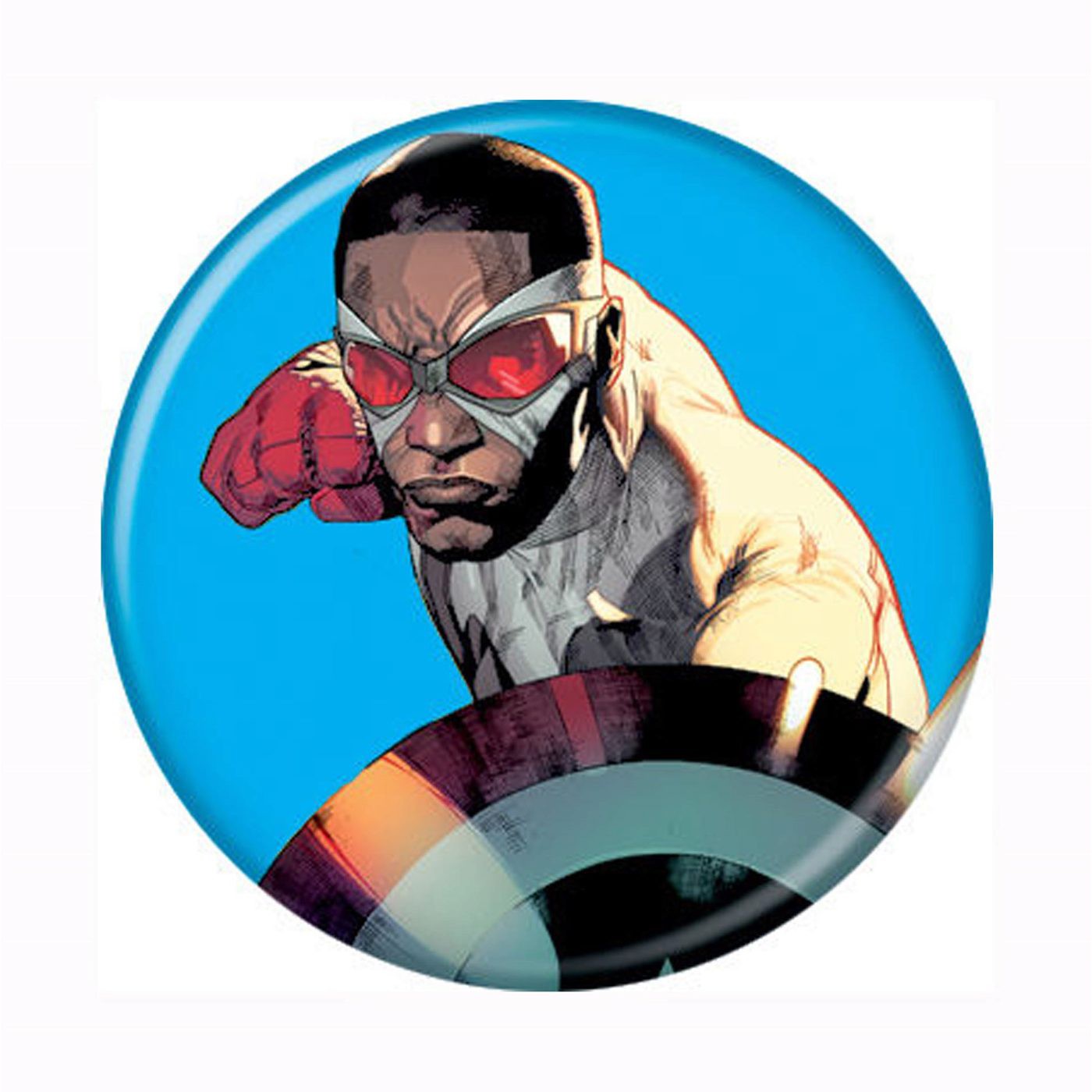 Falcon Captain America Button