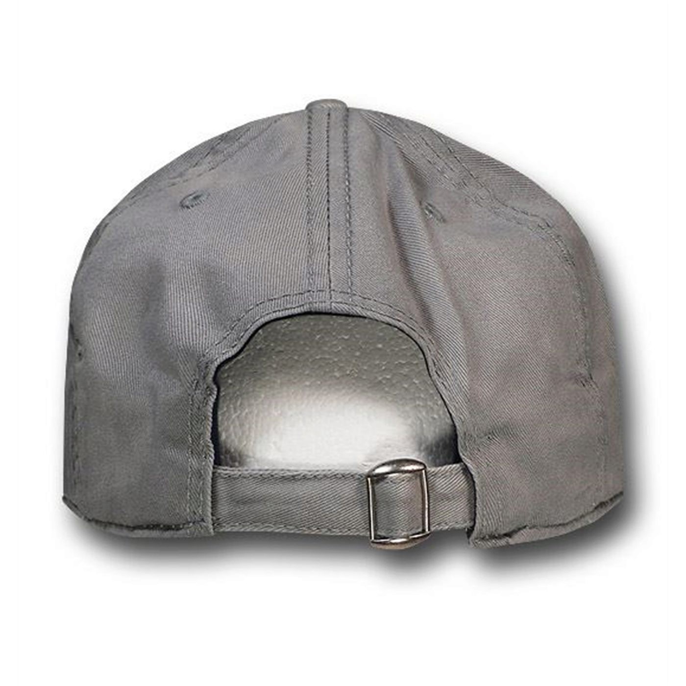 Captain America White Gray Buckle Closure Baseball Cap