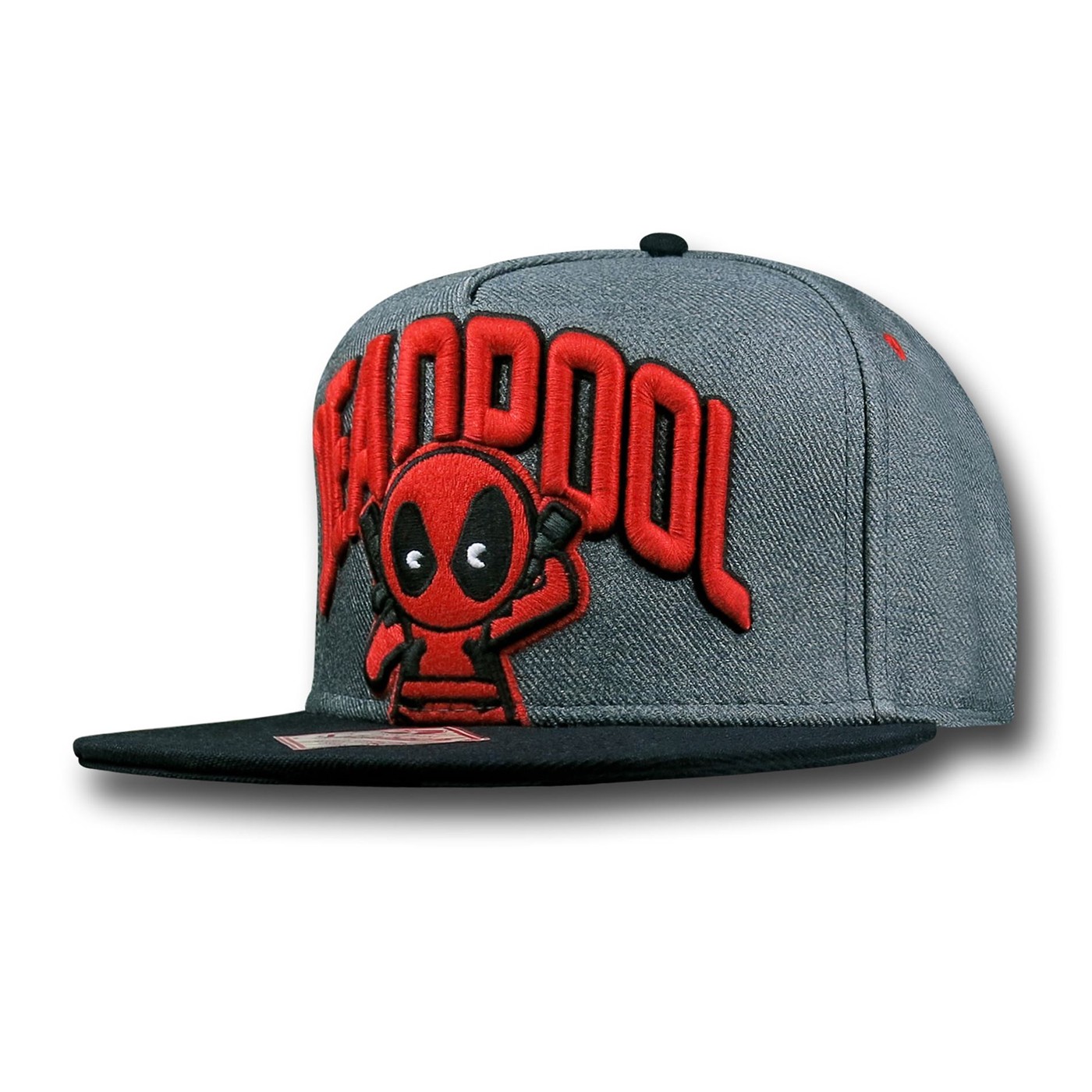 Deadpool Kawaii Flatbill Snapback Cap