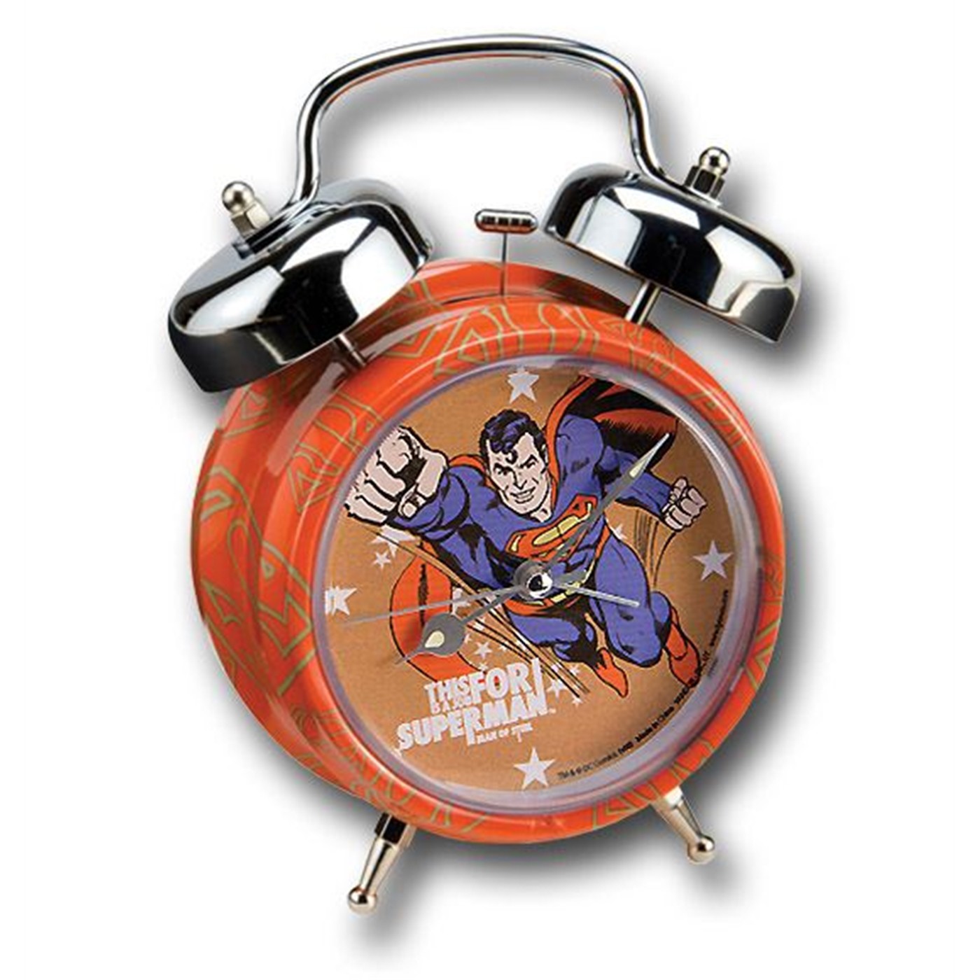 Superman Red Alarm Clock