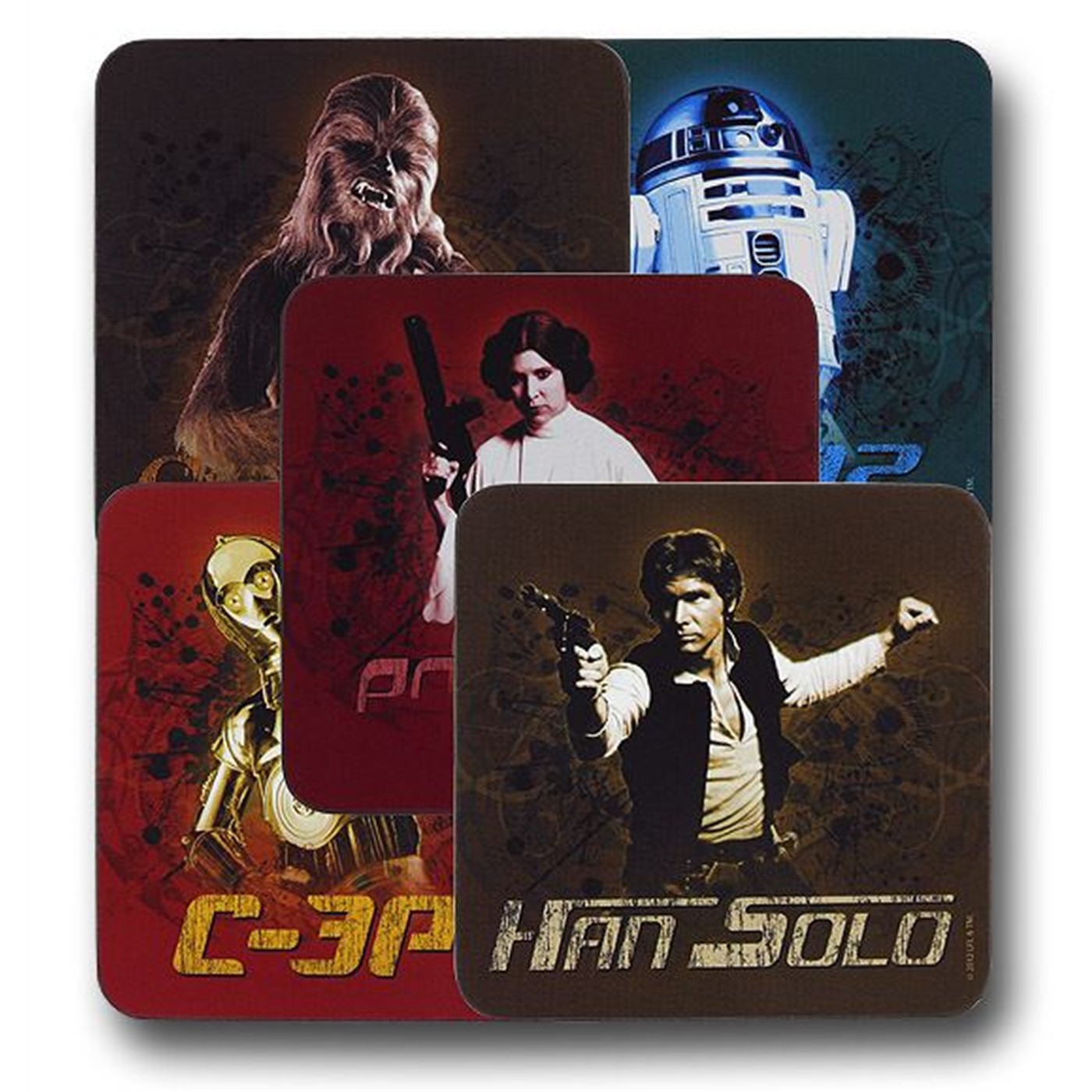 Star Wars 10 Piece Coaster Set with Tin Box
