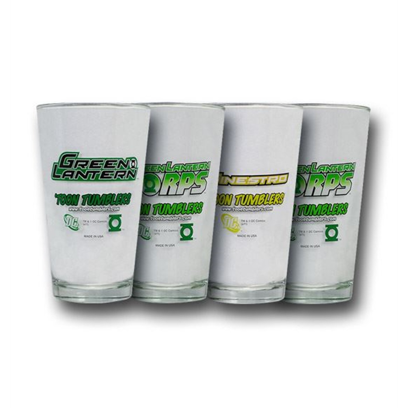 Green Lantern Pint Glass Box Set