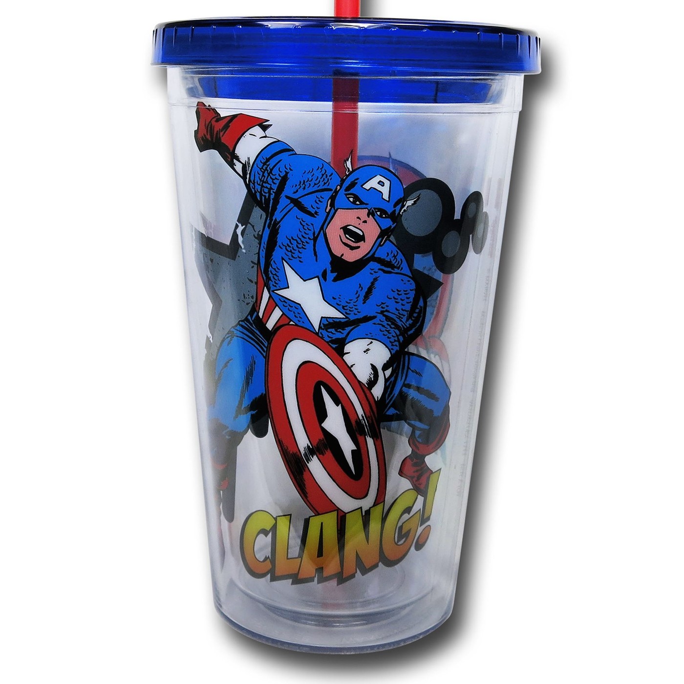Captain America 18oz Acrylic Cold Cup