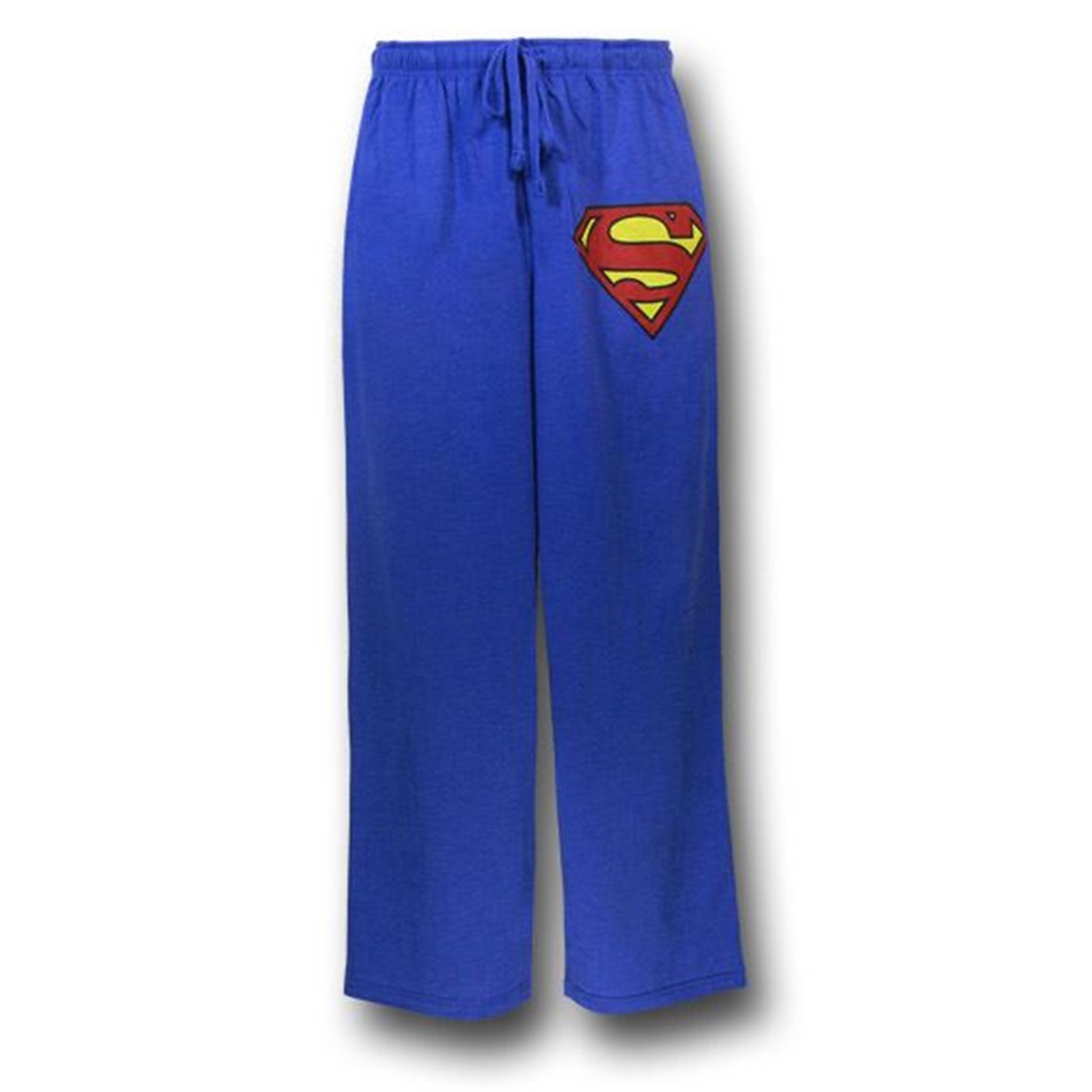 Men's Superman Symbol Blue Pajama Pants