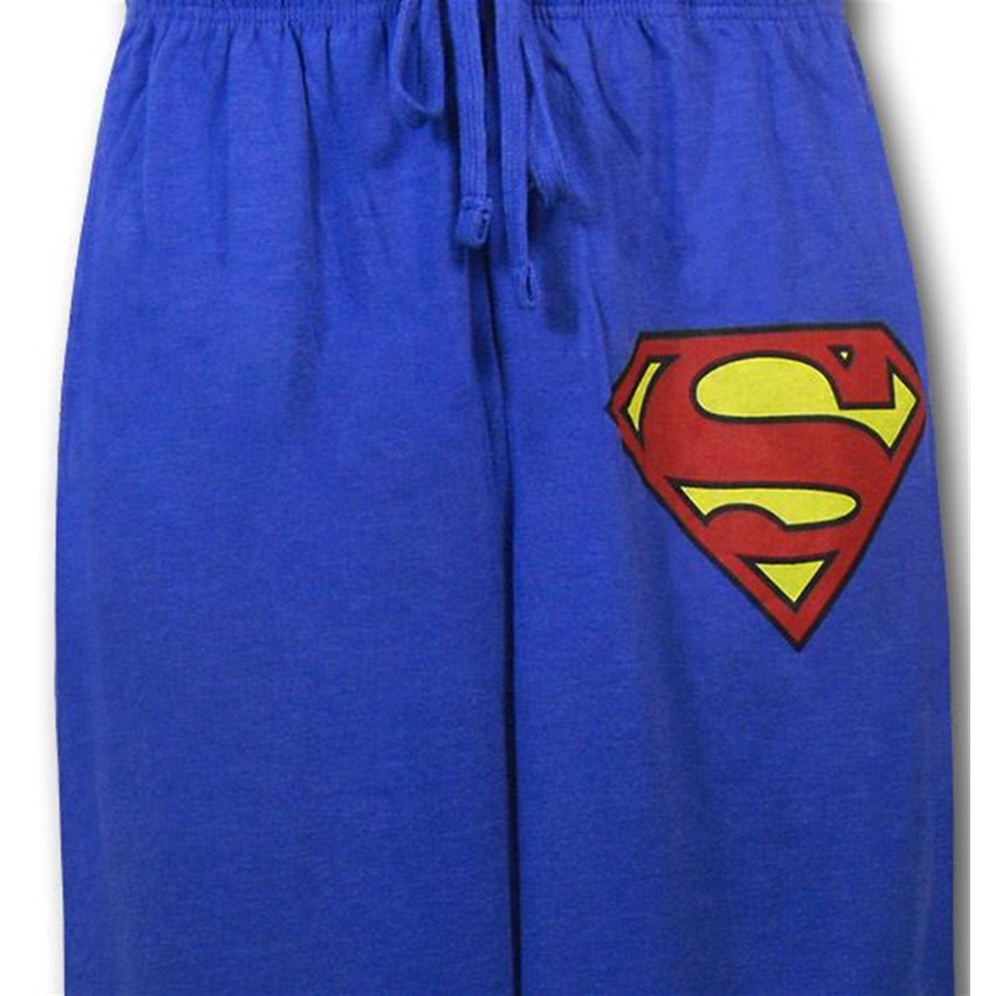 Men's Superman Symbol Blue Pajama Pants