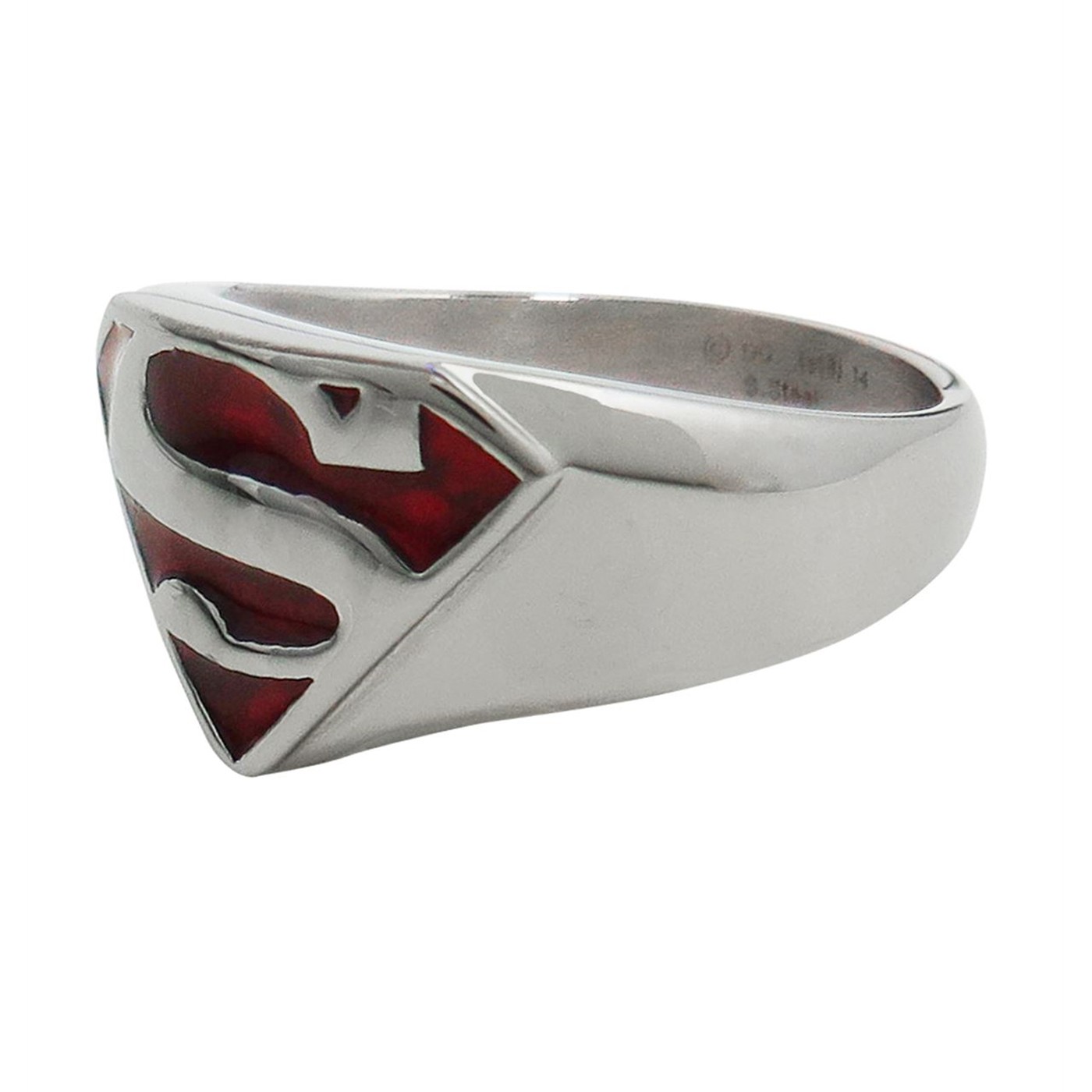 Superman Red Translucent Symbol Ring
