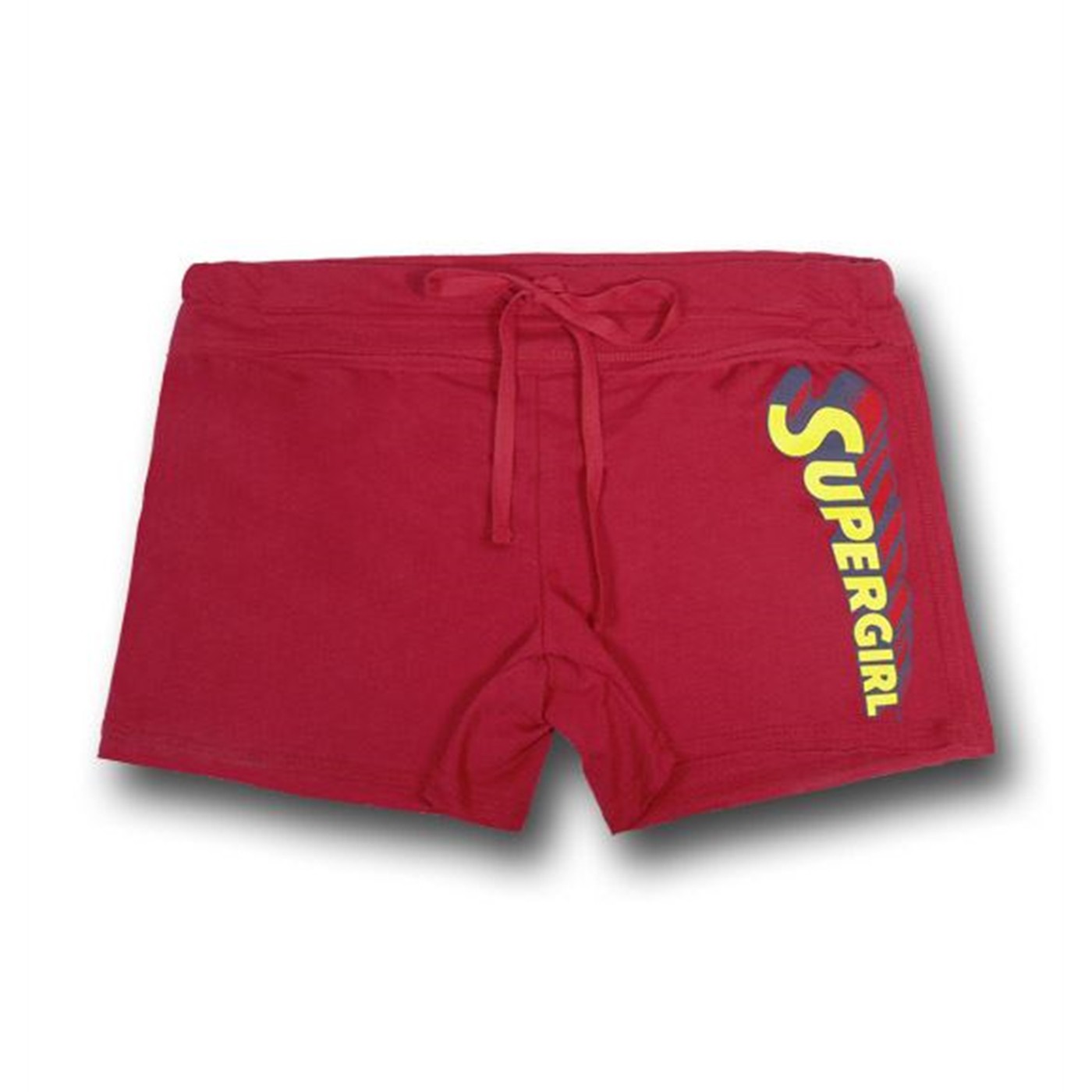 Supergirl Logo Red Athlete Jr Womens Shorts