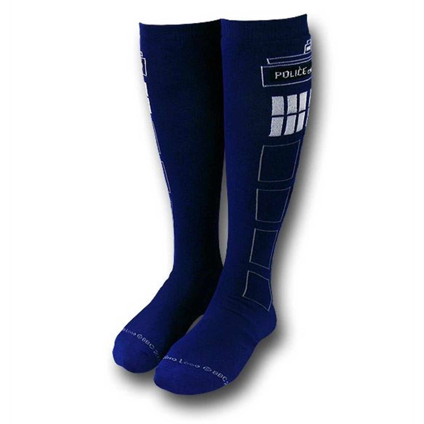 Doctor Who Tardis Navy Ladies Knee-High Socks