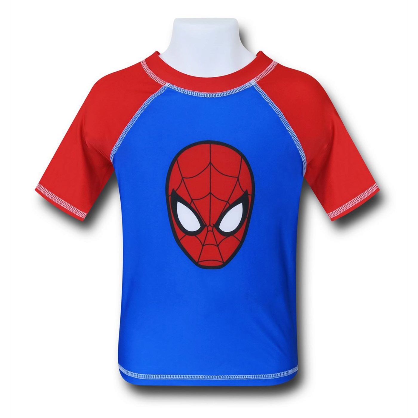 Spiderman Head Kids Rash Guard