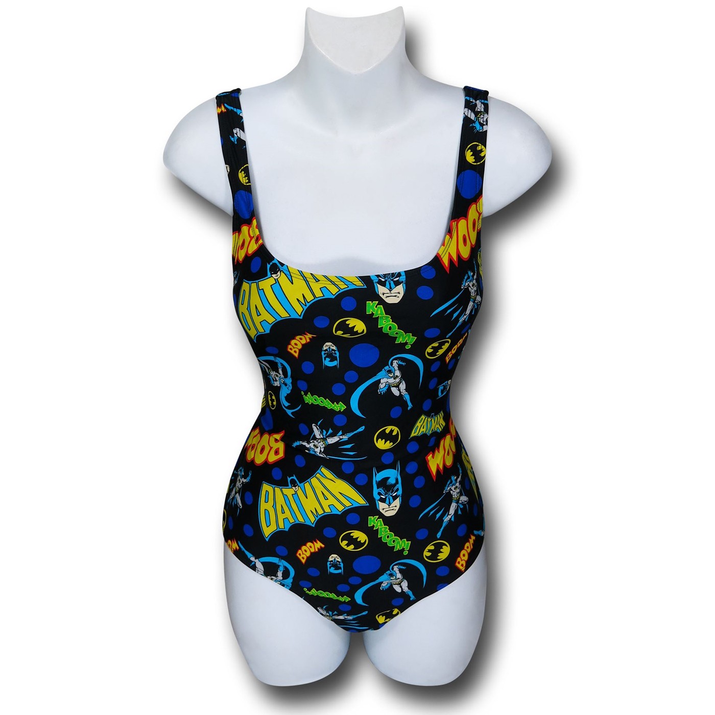 Batman Logo BOOM Womens One-Piece Swimsuit
