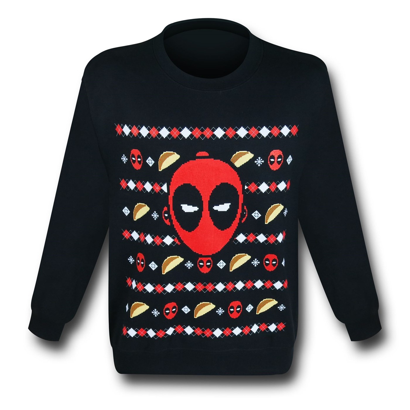 Deadpool Tacos 'Christmas Sweater' Sweatshirt