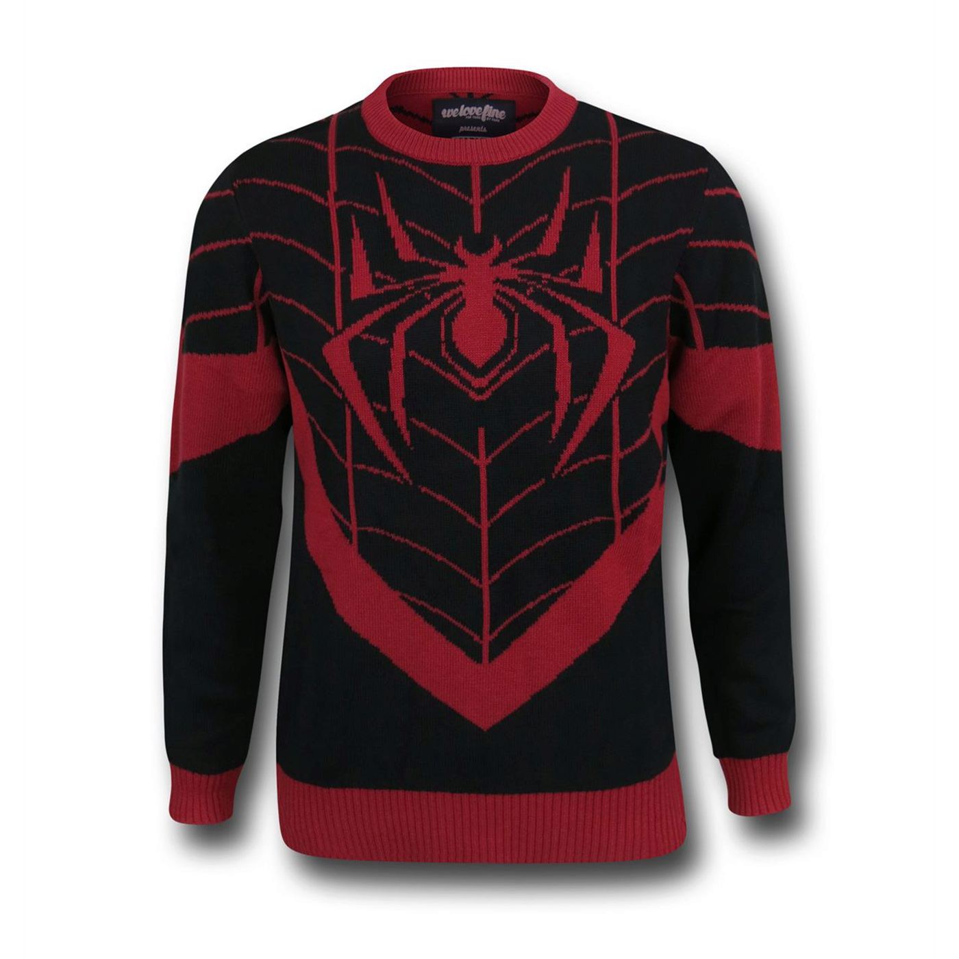 Spiderman Miles Morales Men's Costume Knit Sweater
