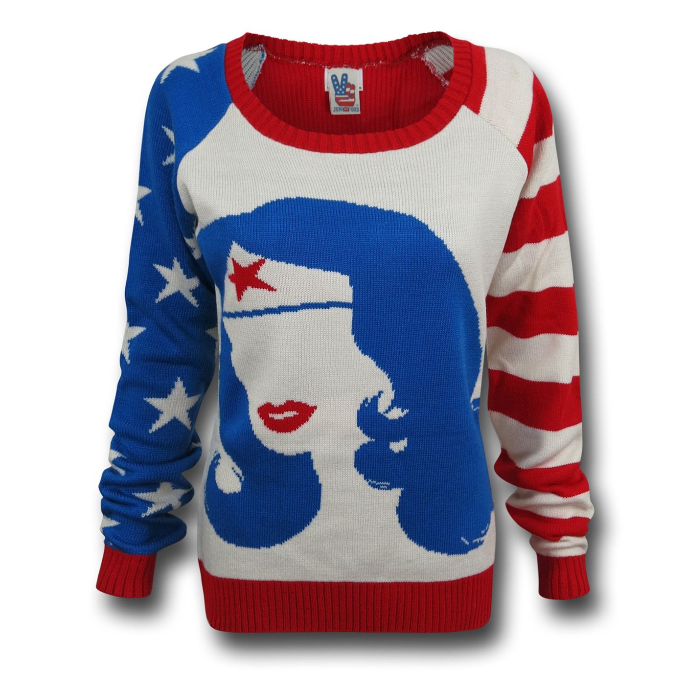 Wonder Woman Old Glory Women's Sweater