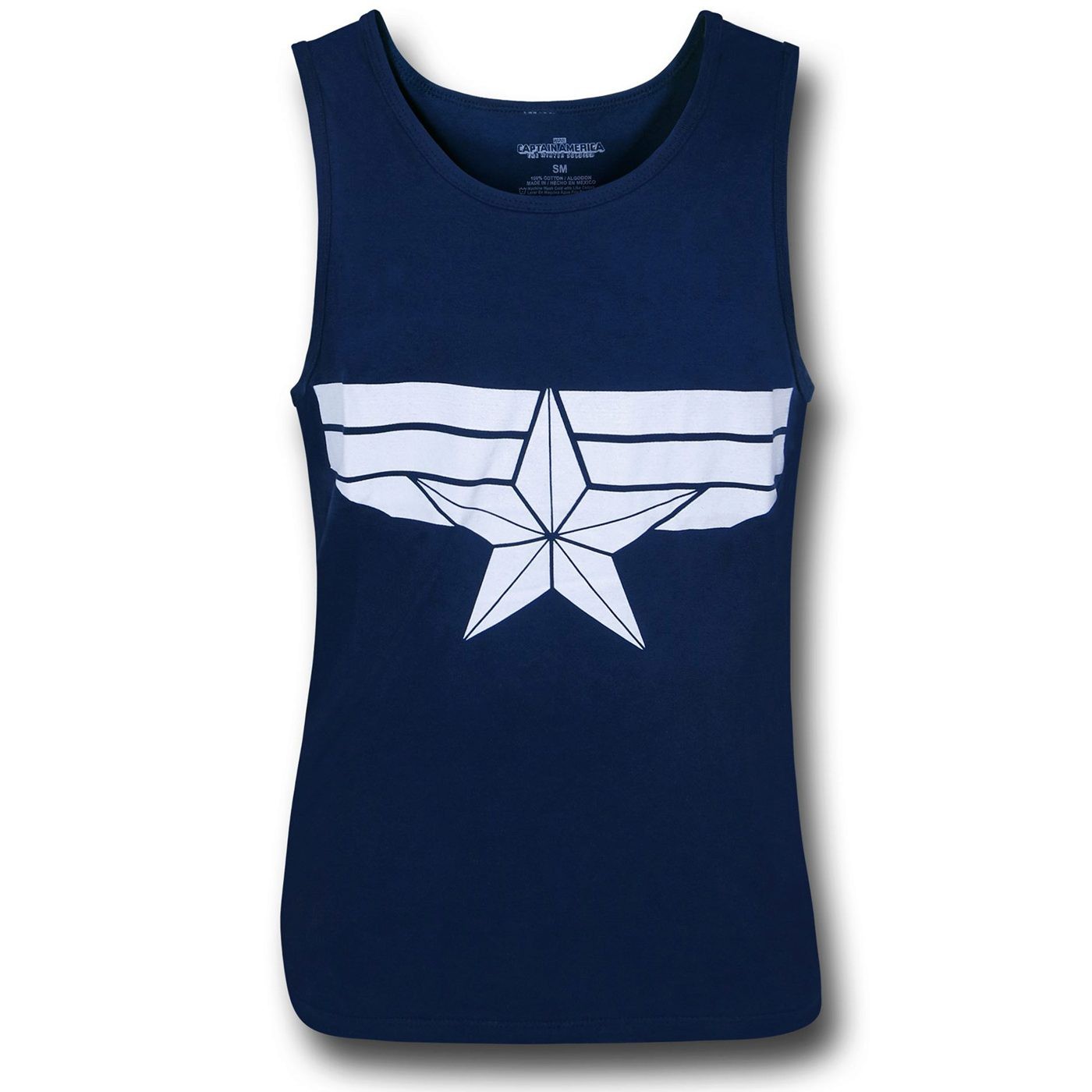 Captain America Winter Soldier Navy Tank Top