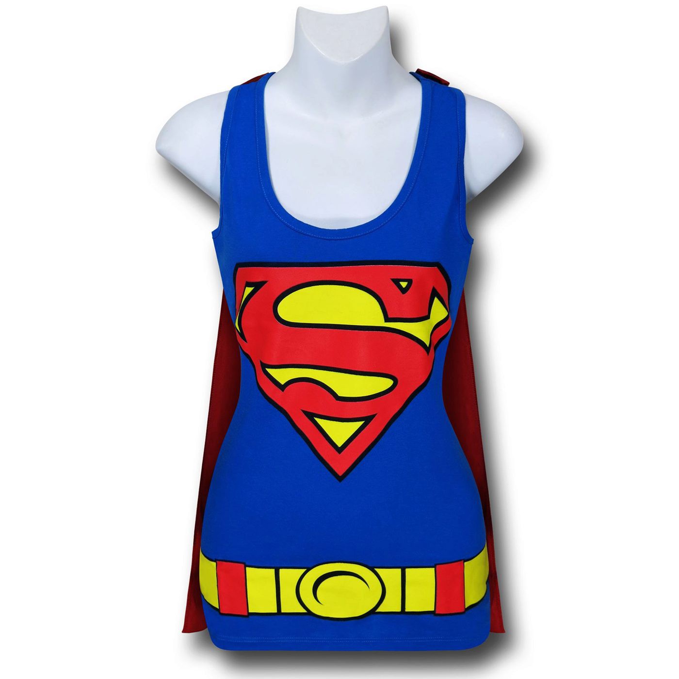 Supergirl Women's Caped Costume Tank Top