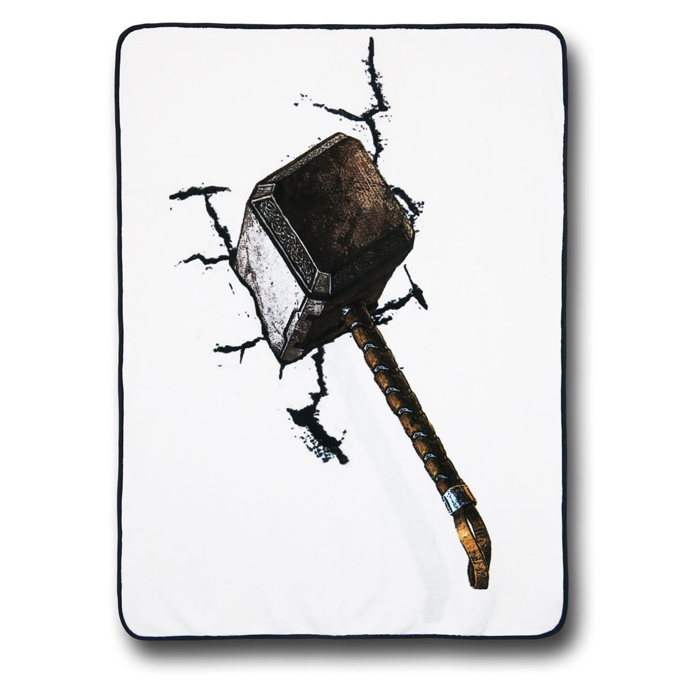 Thor Hammer Throw Blanket