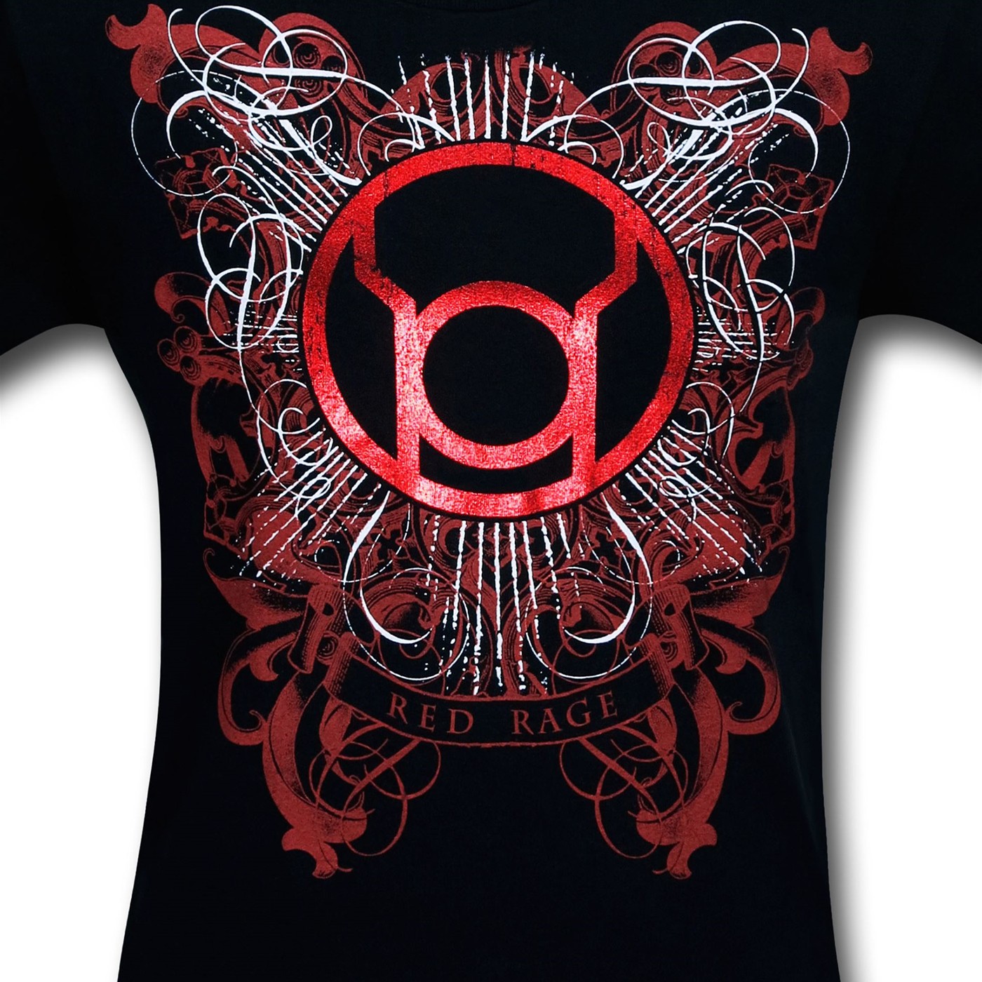 Red Lantern Red Rage Foil Symbol T-Shirt