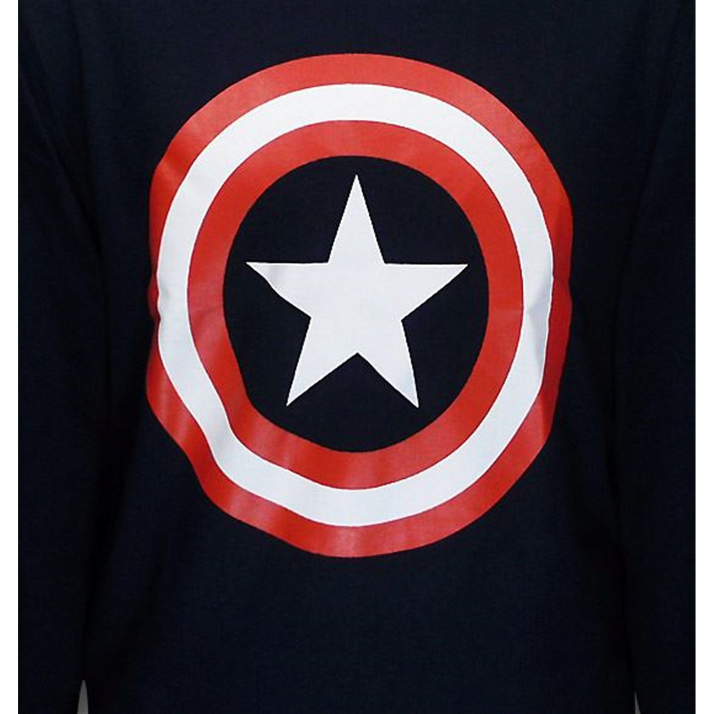 Captain America Symbol Long Sleeve Shirt