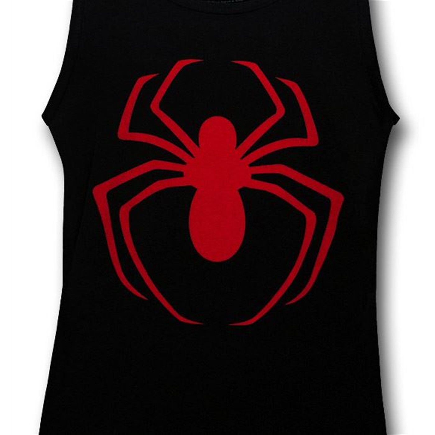 Ultimate Spiderman Symbol Black Tank Top