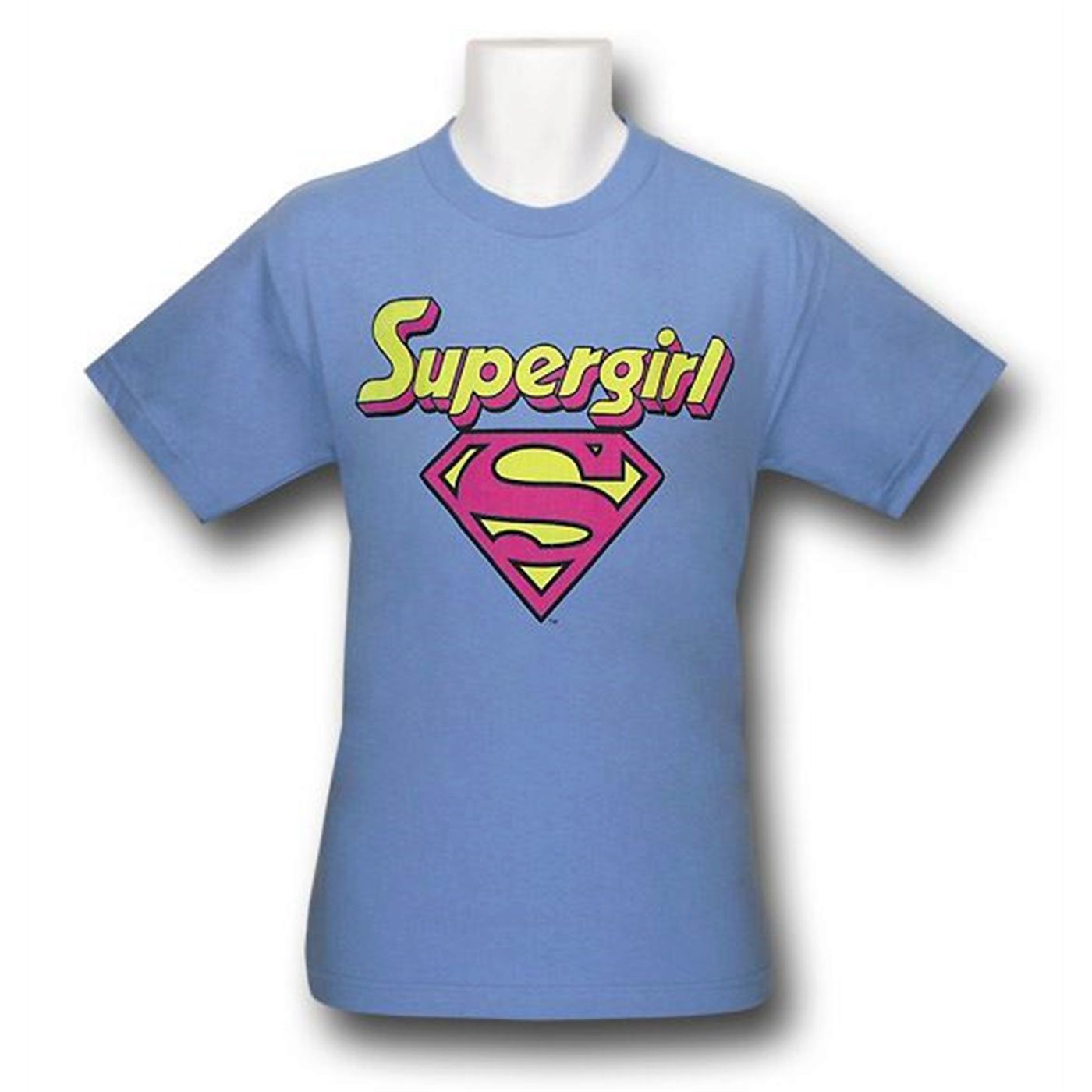 Supergirl Kids Blue Logo T-Shirt