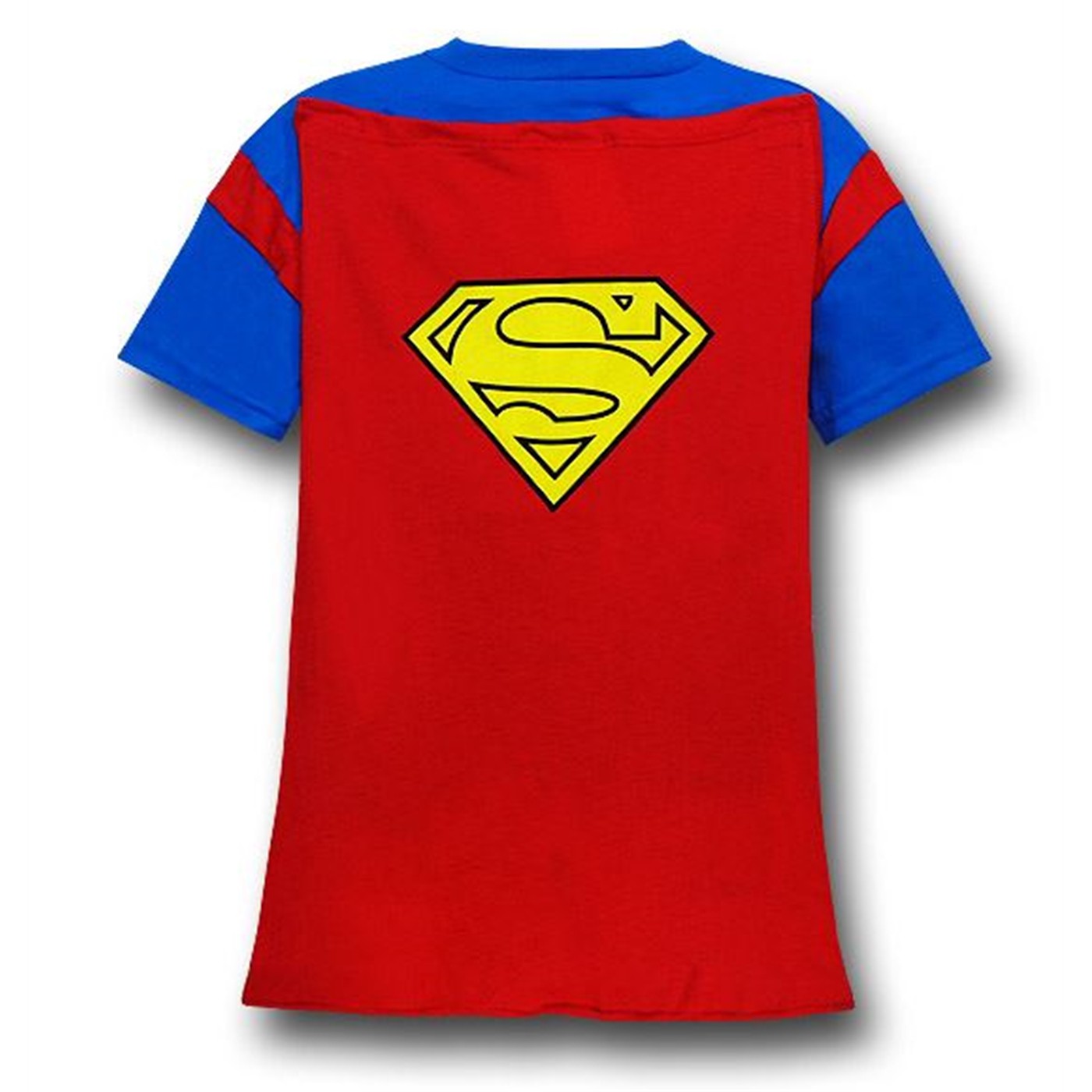 The Superman Kids Blue Caped Costume T-Shirt