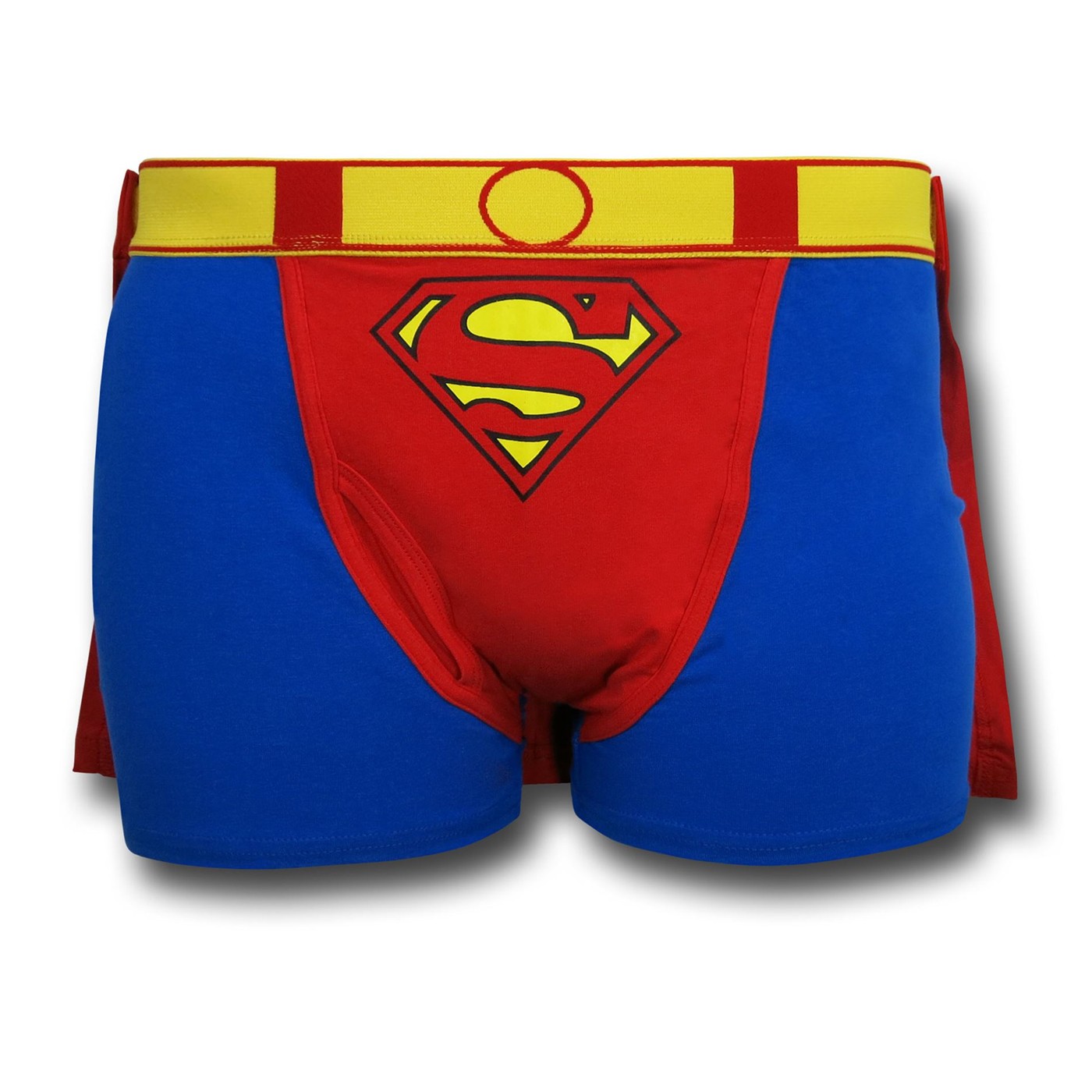 Superman Red and Blue Caped Boxer Briefs