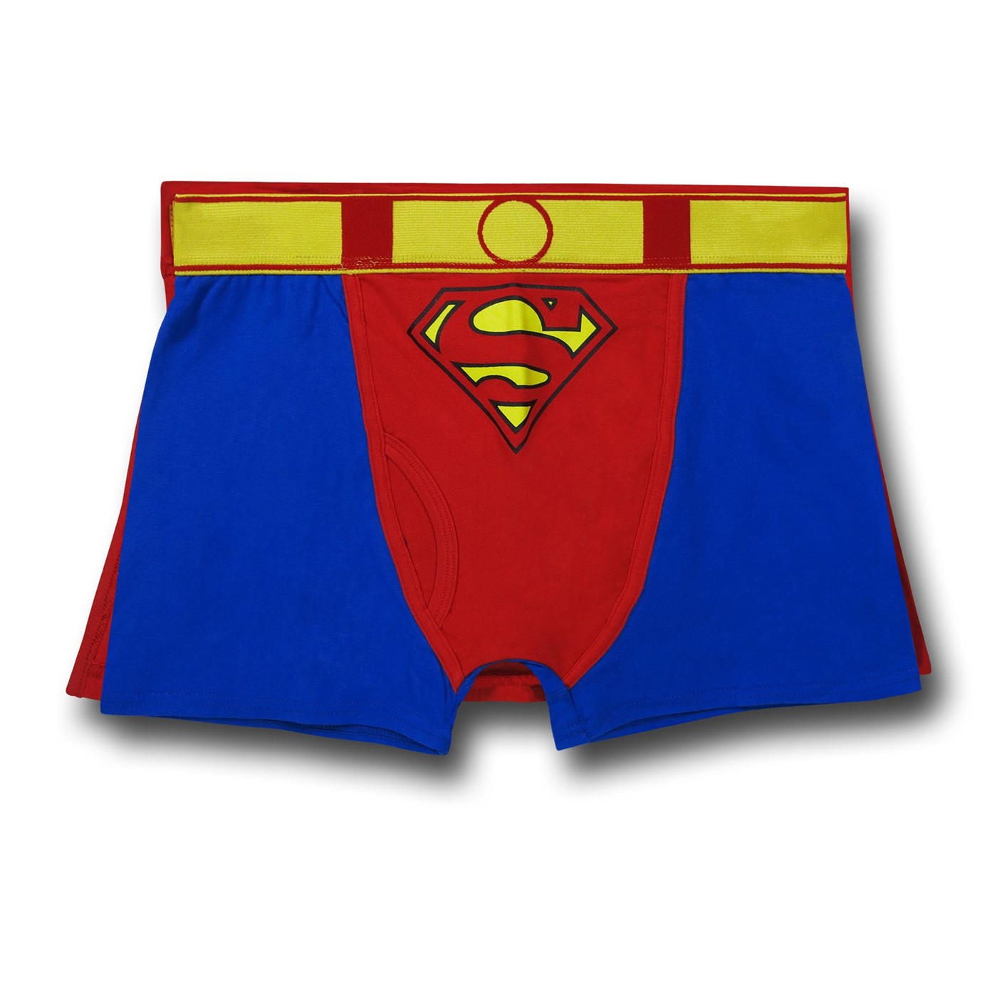 Superman Red and Blue Caped Boxer Briefs