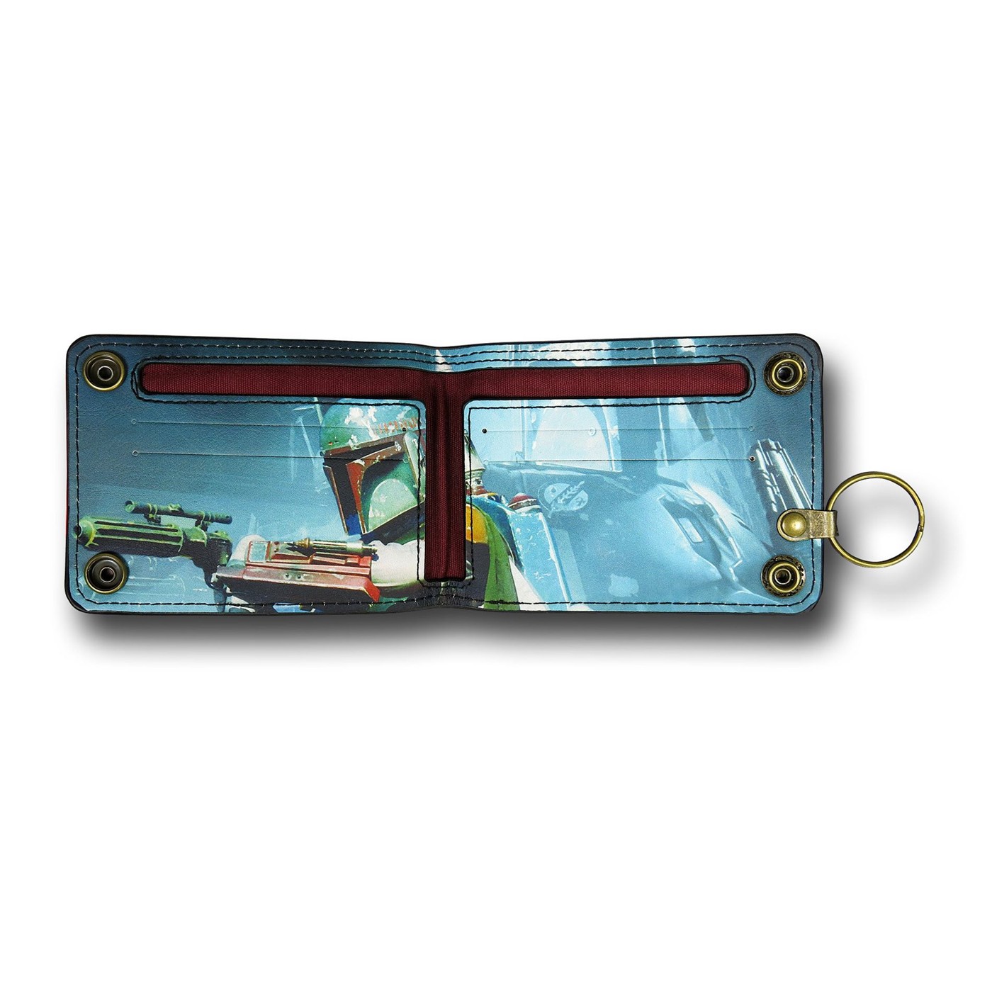 Star Wars Boba Fett Mandalorian Chain Wallet