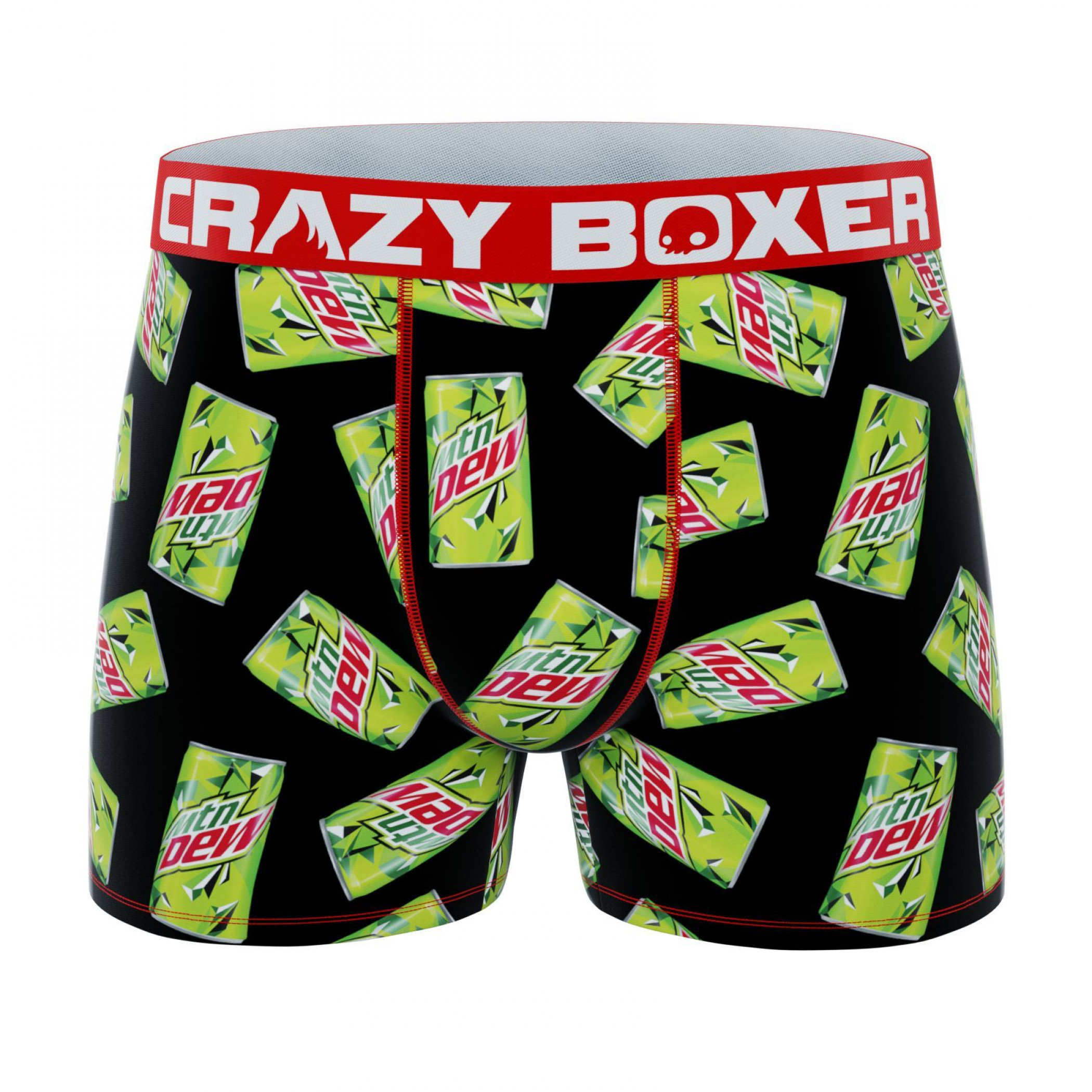 Crazy Boxers Mountain Dew Cans Boxer Briefs | Brew-Shirts.com