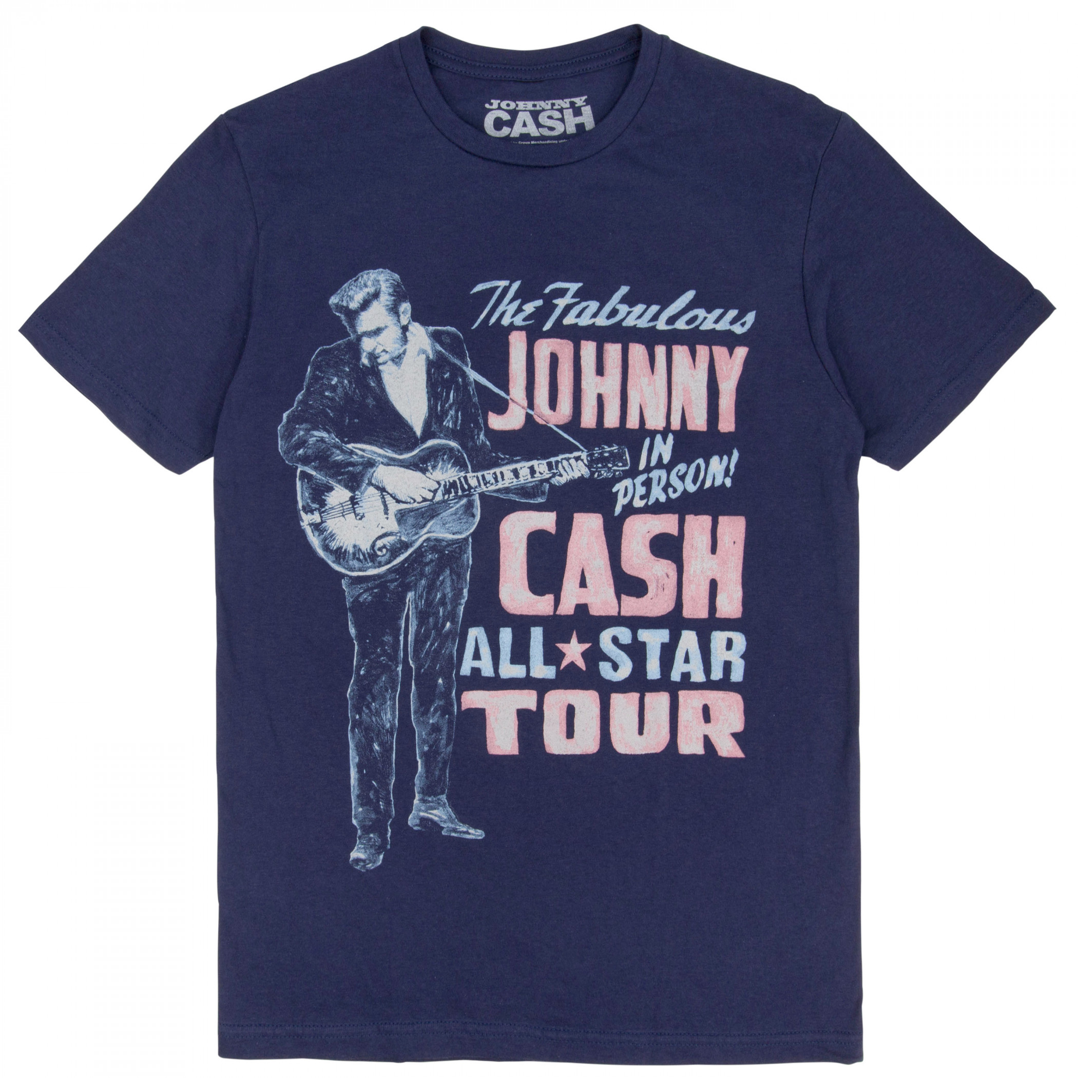 Johnny Cash All Star Tour T-Shirt | Brew-Shirts.com