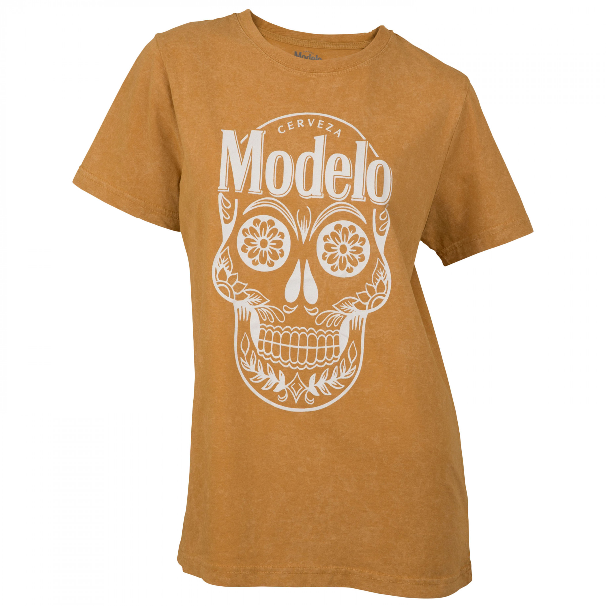 Modelo Especial Sugar Skull Logo Mineral Wash Women's T-Shirt | Brew ...