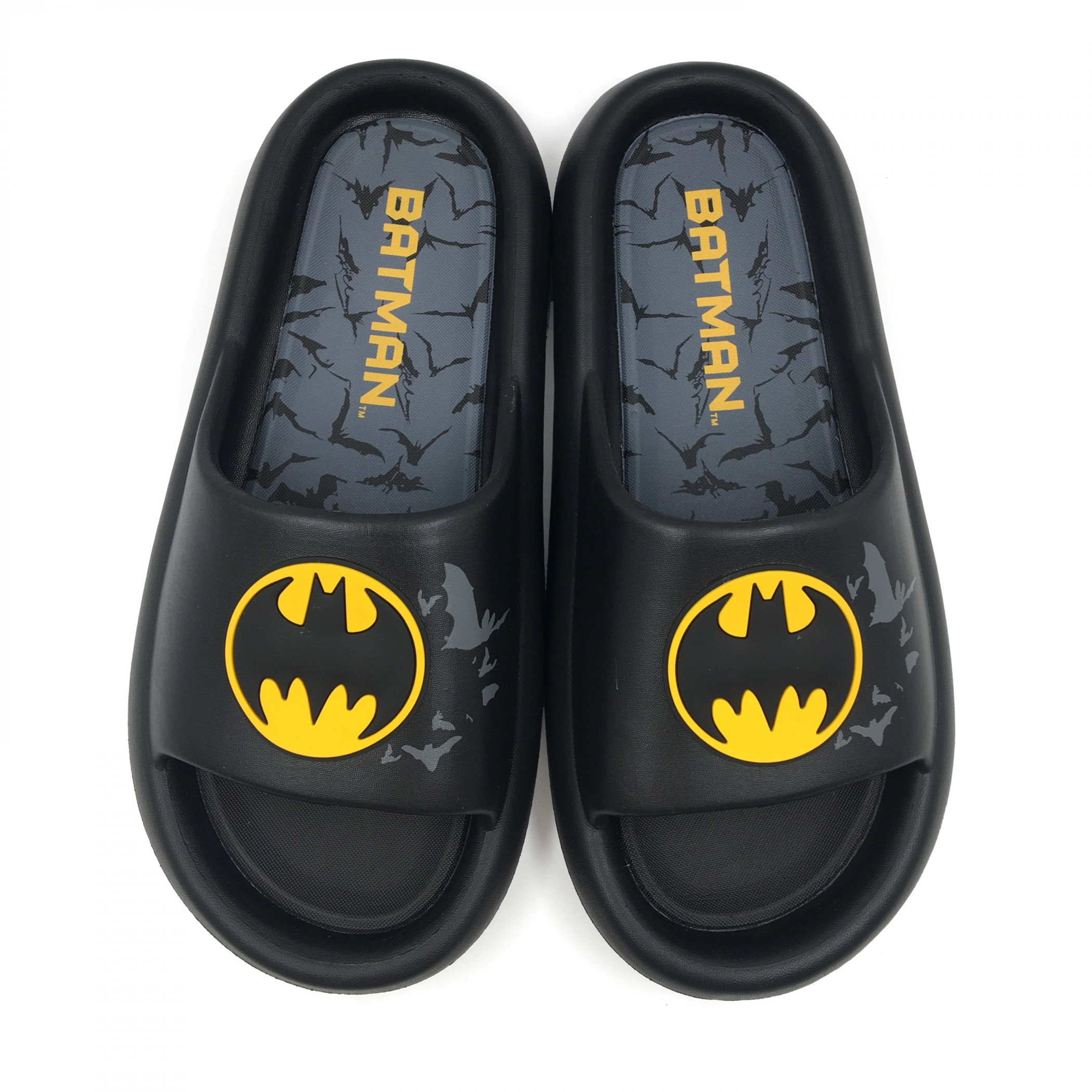 Batman Logo Flip Flop Comfort Slide Sandals Black | eBay