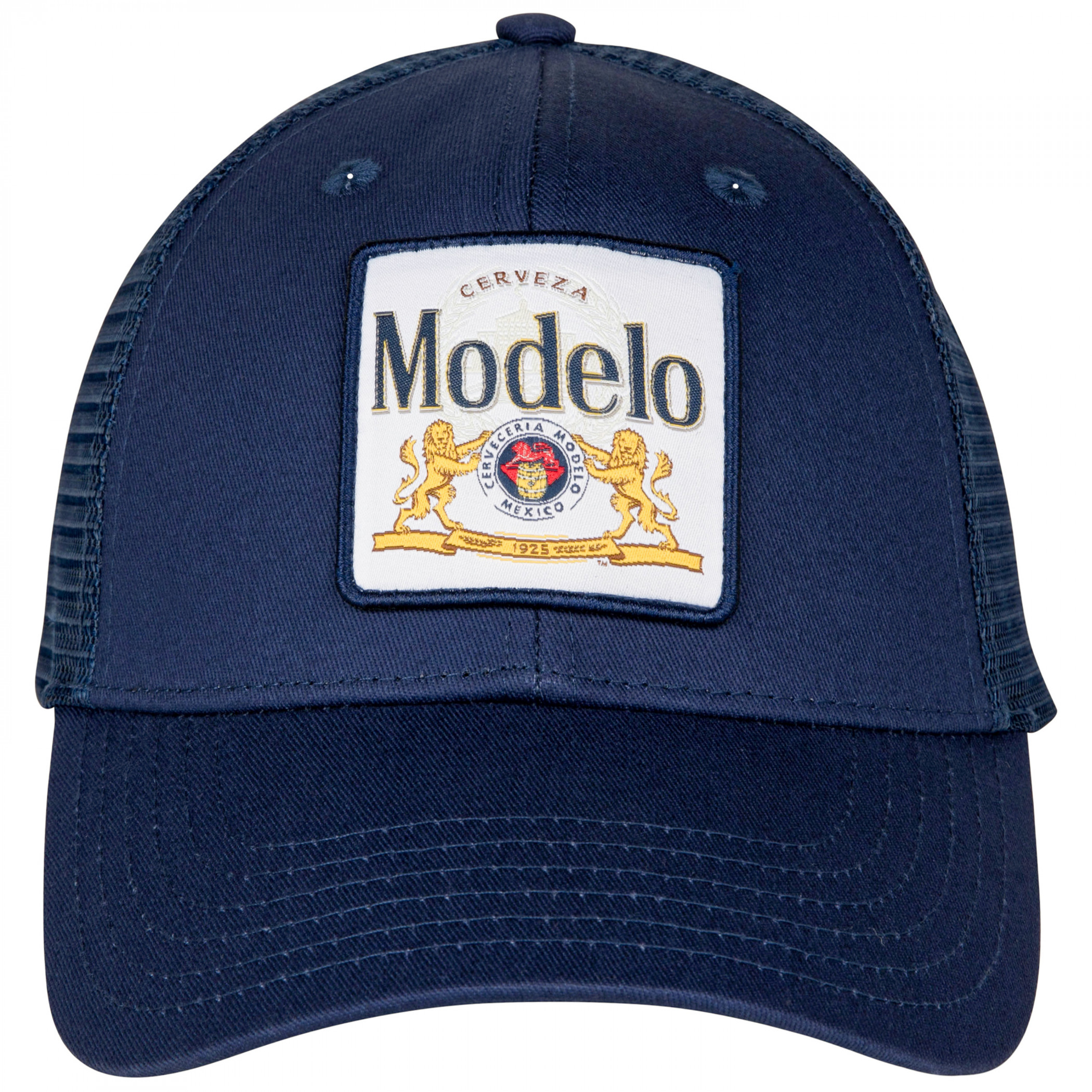 Modelo Especial Logo Patch Navy Adjustable Trucker Hat | Brew-Shirts.com