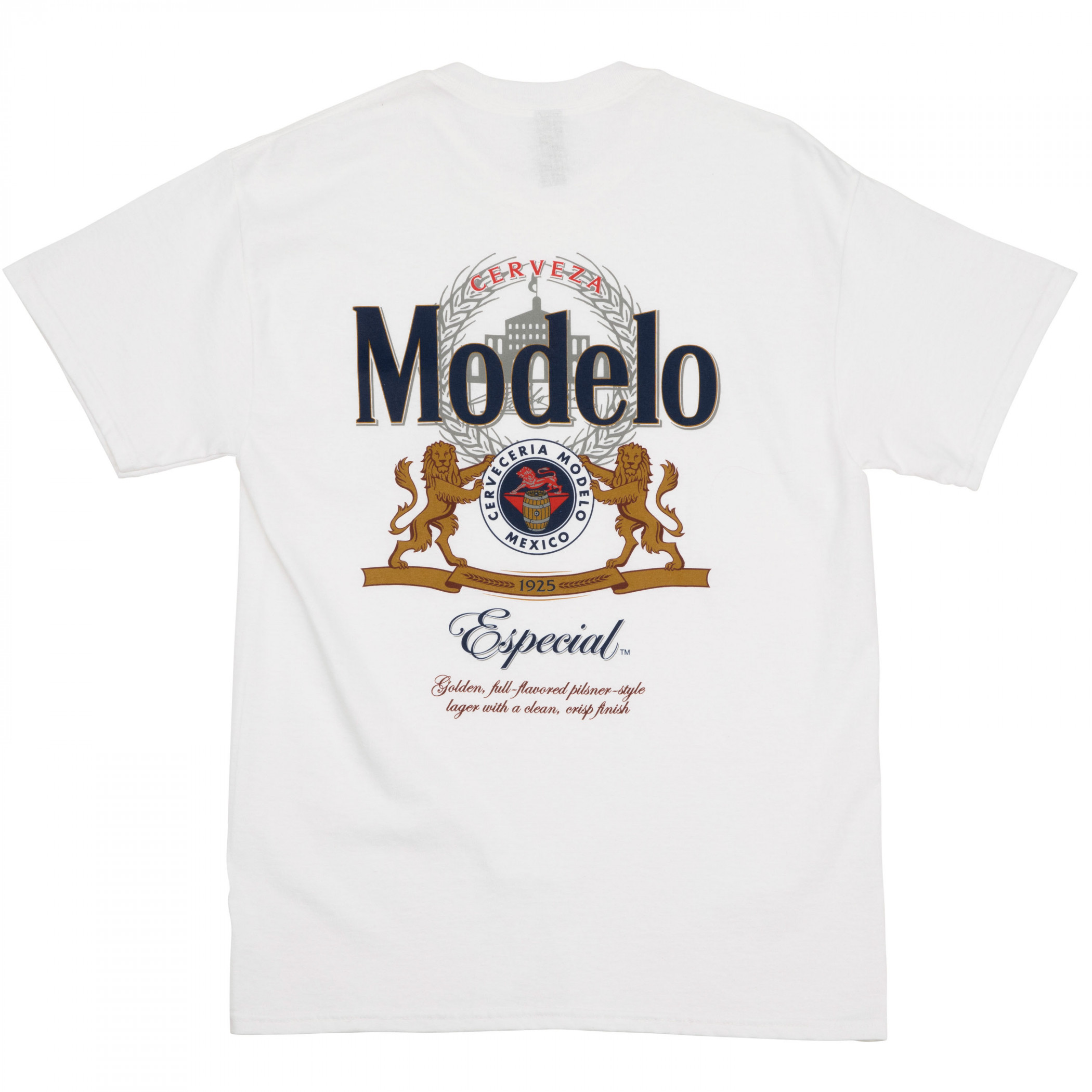 Modelo Especial Classic Logo Front and Back Pocket T-Shirt | Brew ...