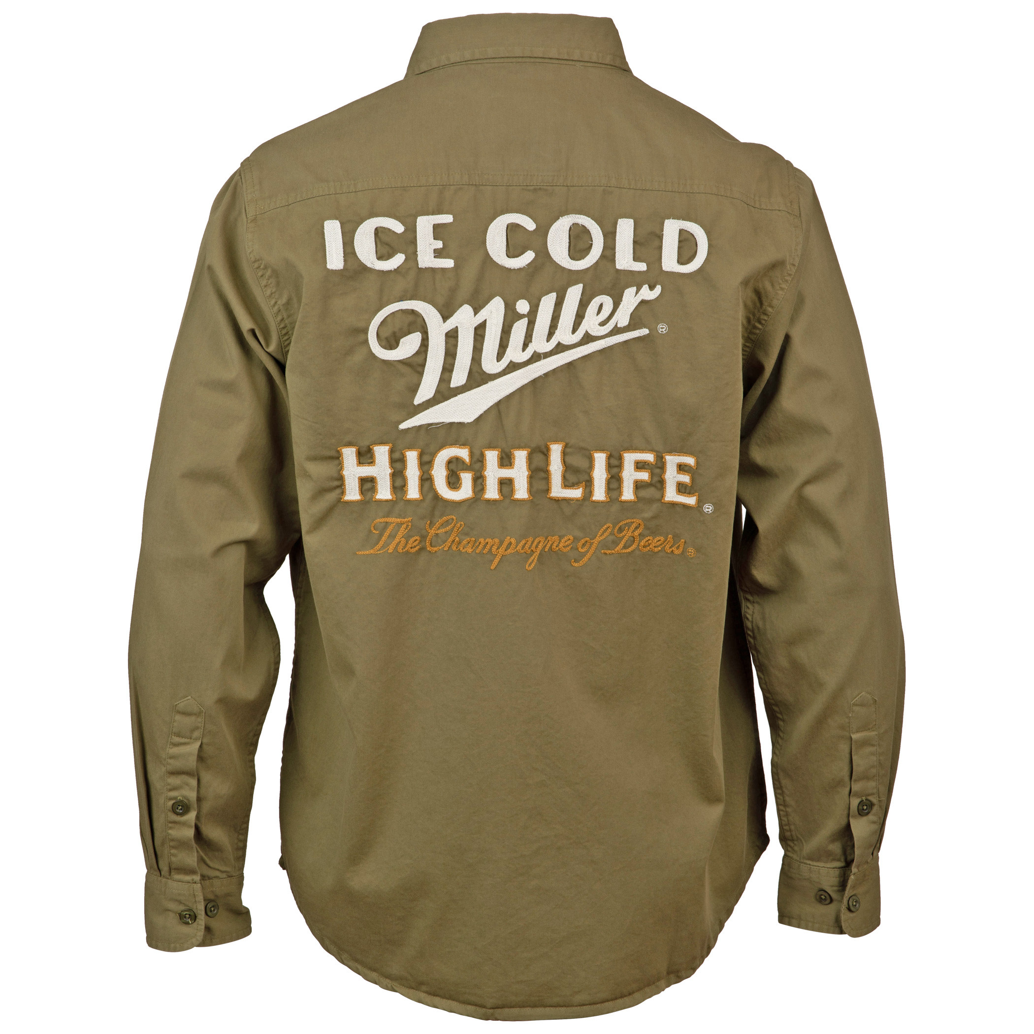 Miller High Life Button Down Collared Shirt | Brew-Shirts.com