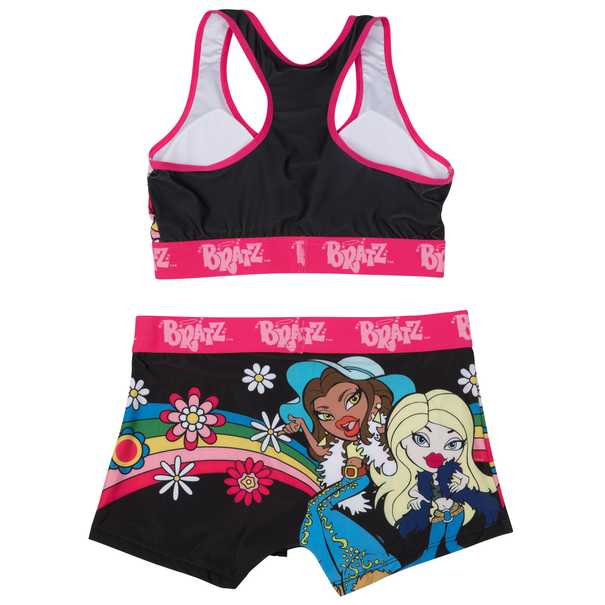 Bratz Girls Sports Bra and Boy Short Panty Set Purple | eBay