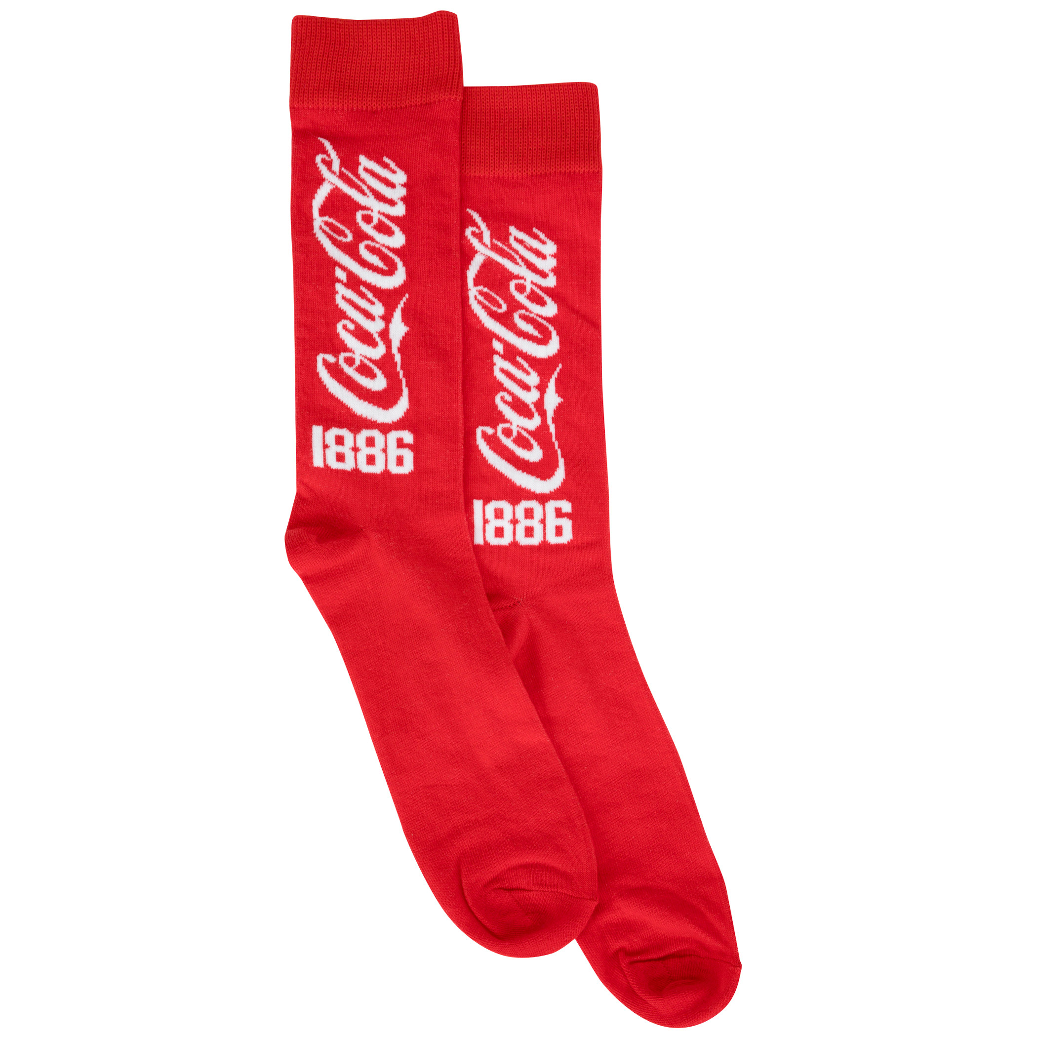 Coca-Cola 1886 Logo Crew Socks | Brew-Shirts.com