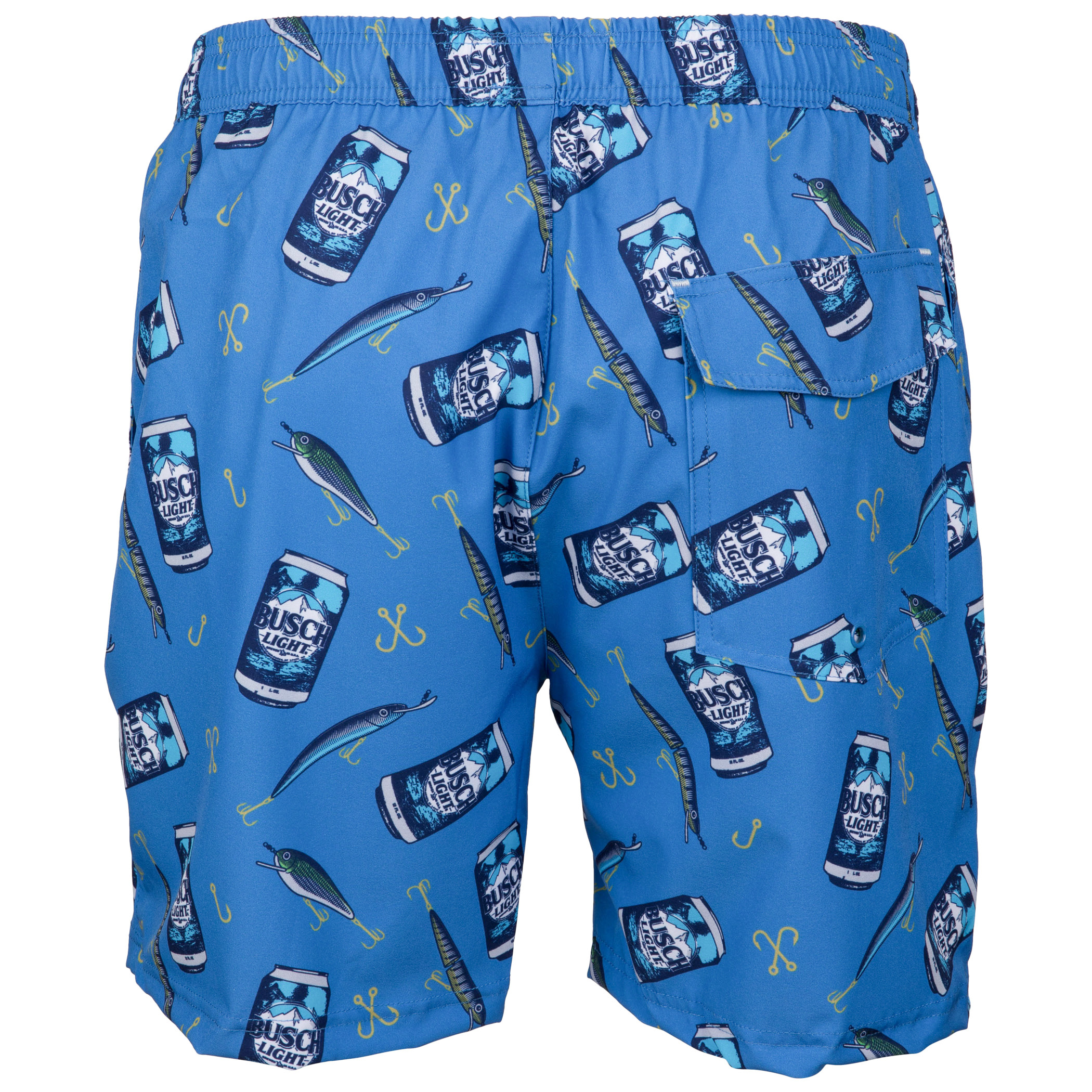 Busch Light Fishing Day Swim Board Shorts | Brew-Shirts.com