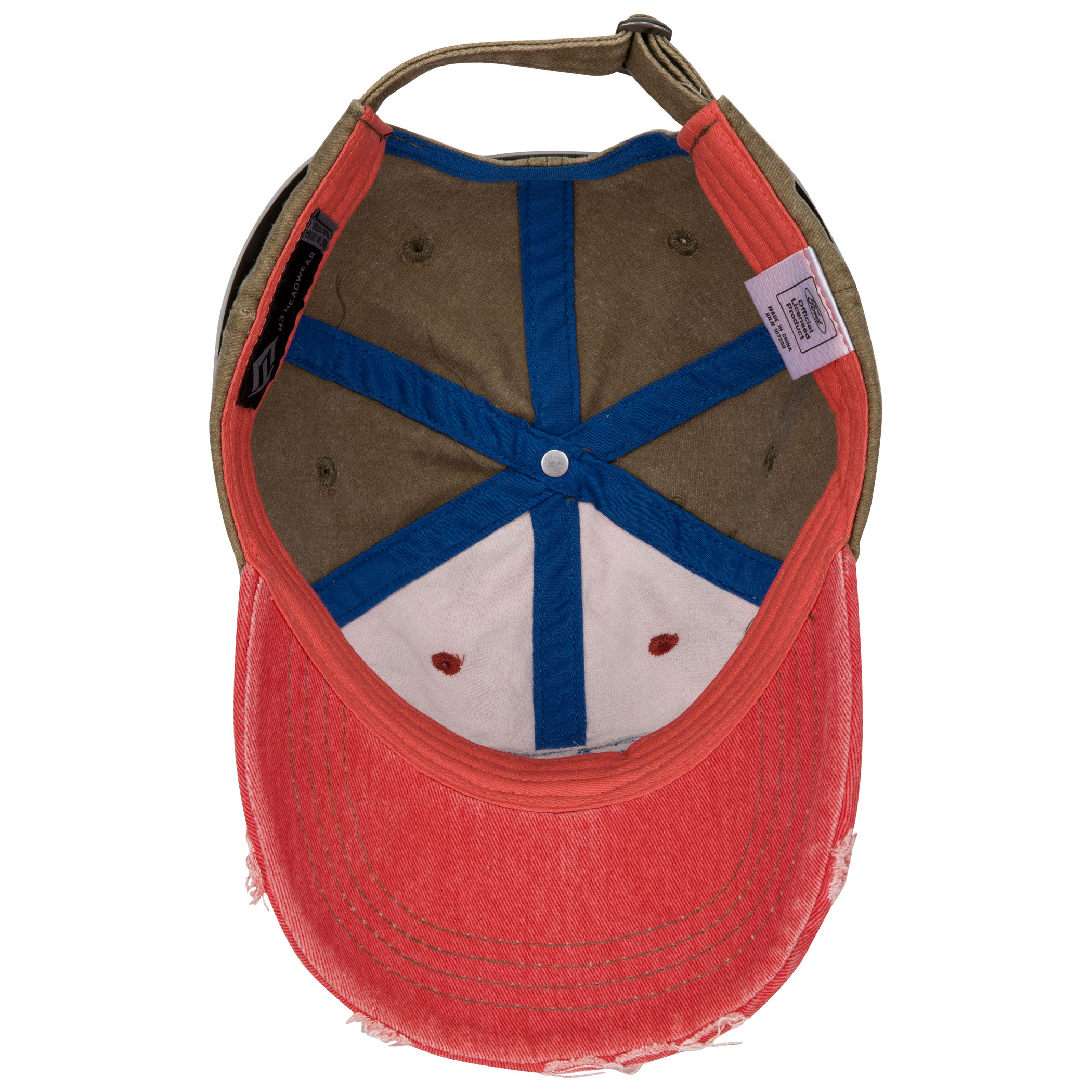 Ford Logo Distressed Cotton Twill Hat | Brew-Shirts.com